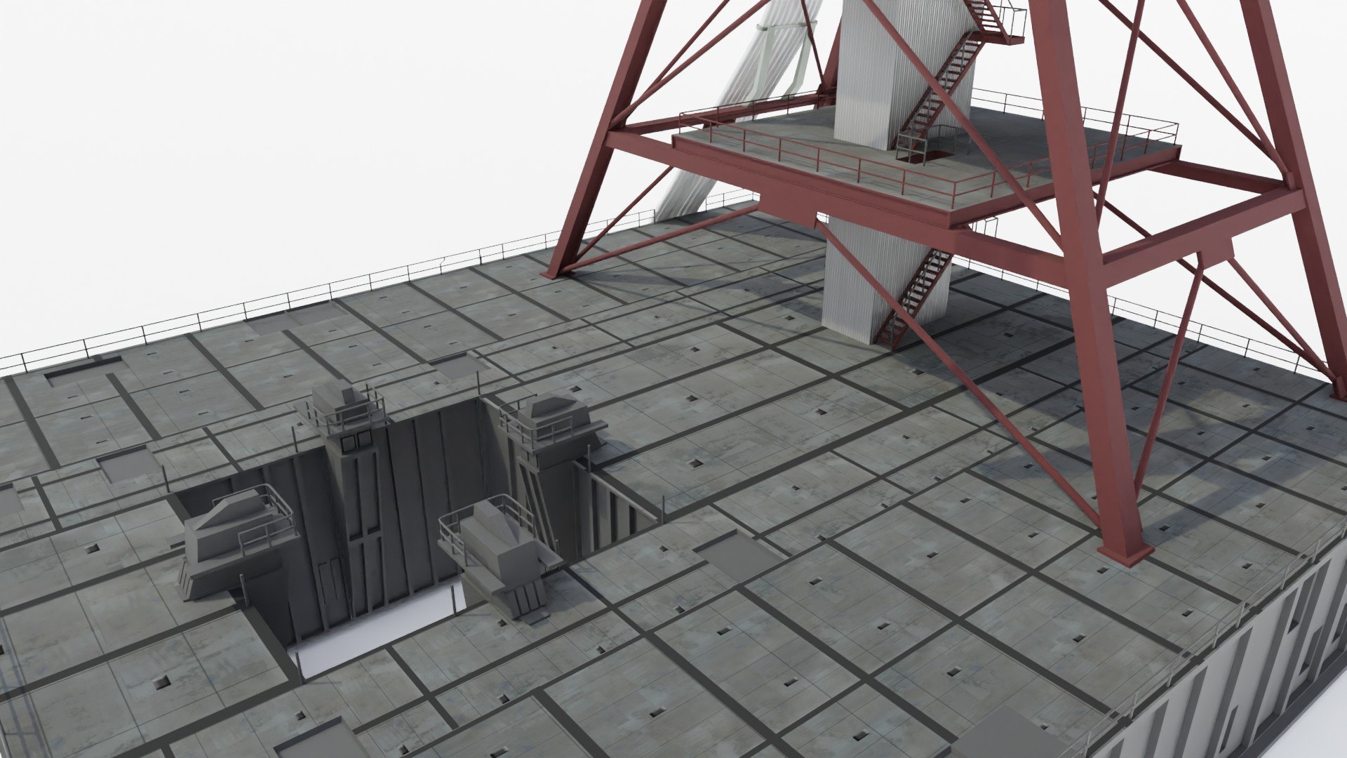 Mobile Launcher Rocket Apollo 3d Model