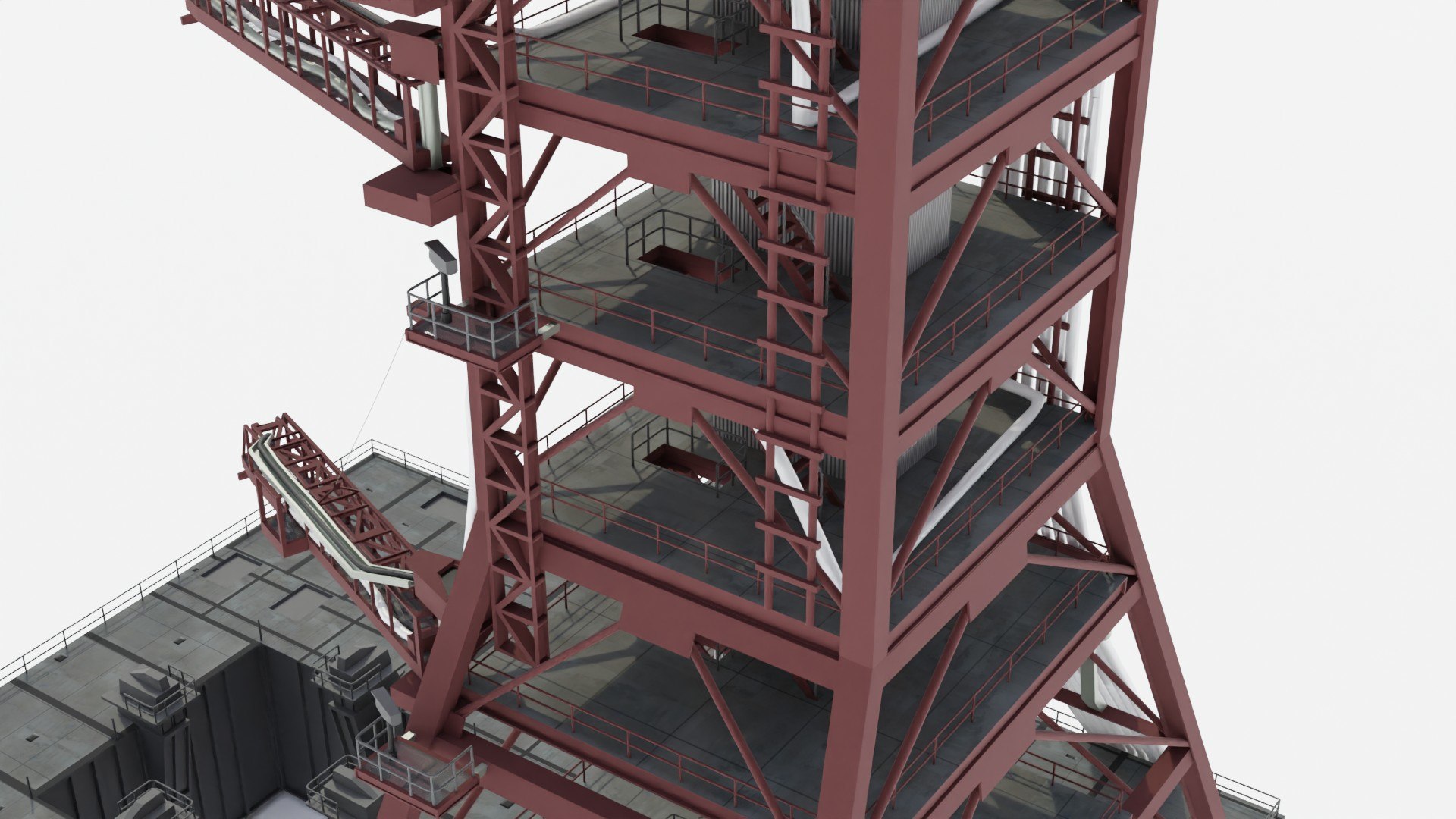 Mobile Launcher Rocket Apollo 3d Model