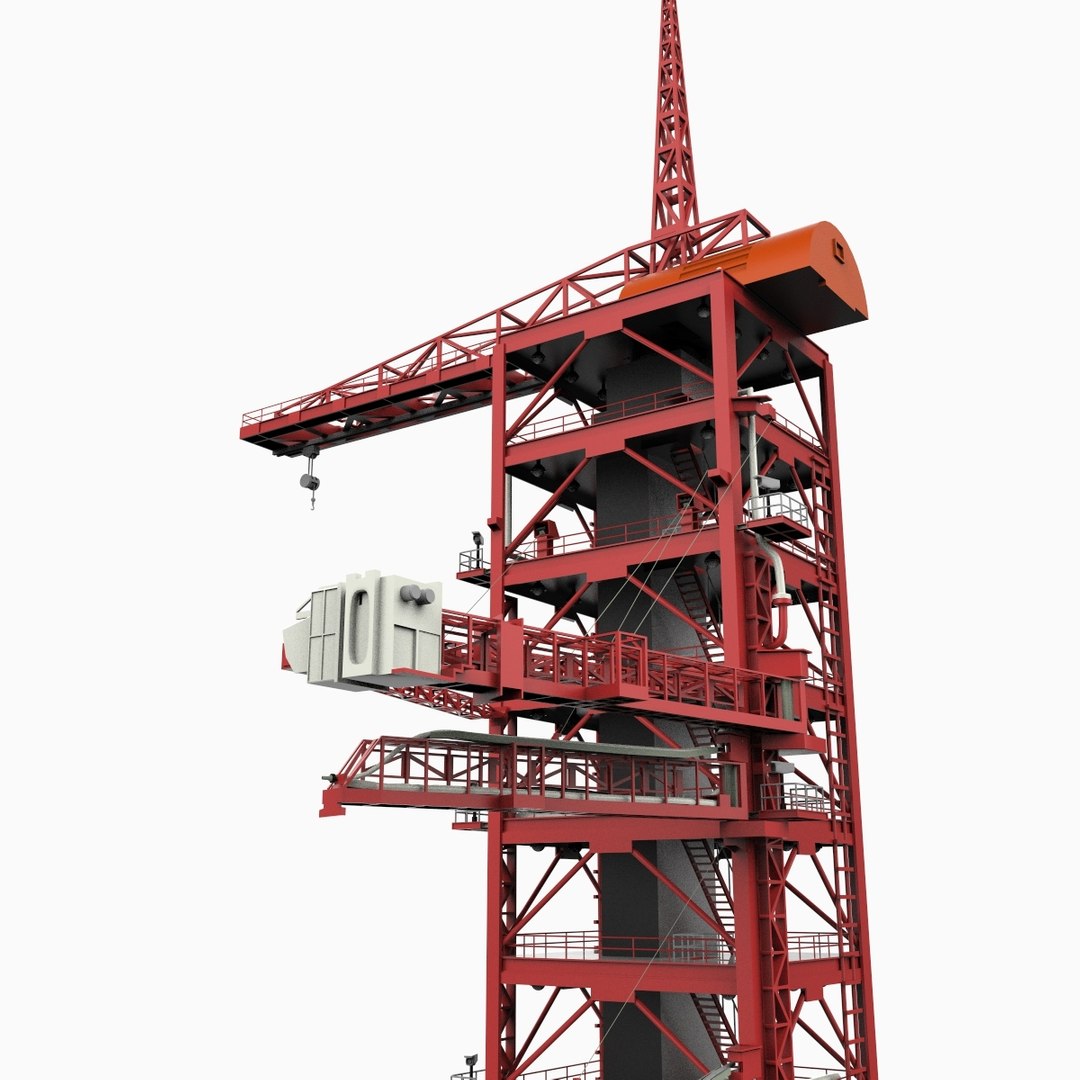 Mobile Launcher Rocket Apollo 3d Model