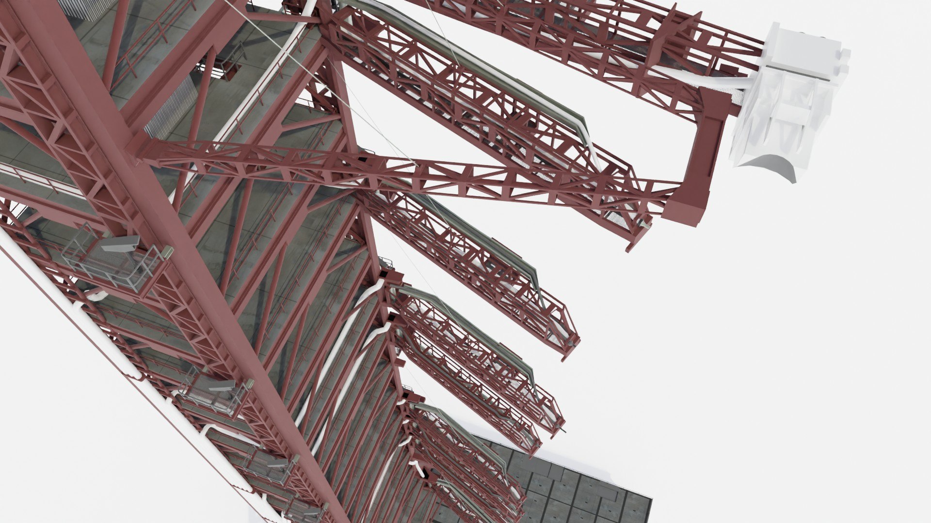 Mobile Launcher Rocket Apollo 3d Model