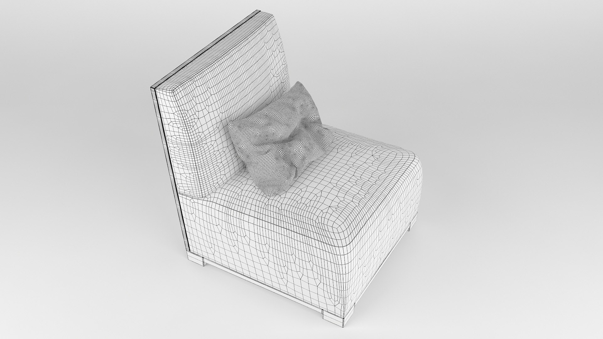 3D model lounge chair audrey - TurboSquid 1254817