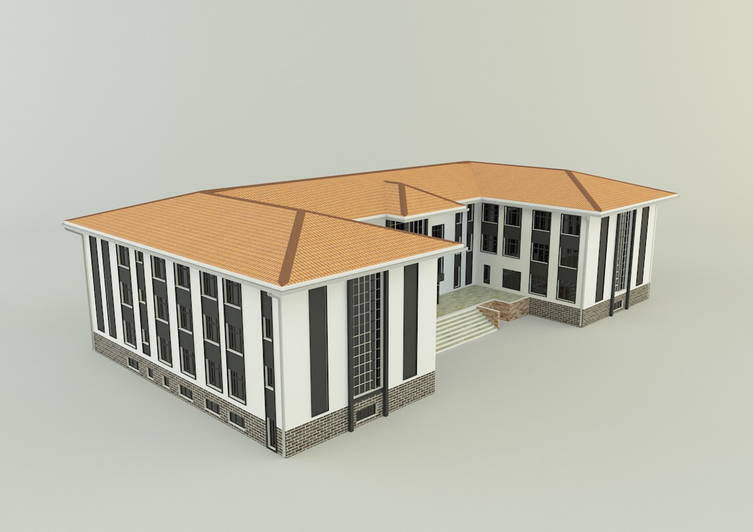 Model School 13 3D Model 3D - TurboSquid 2067788