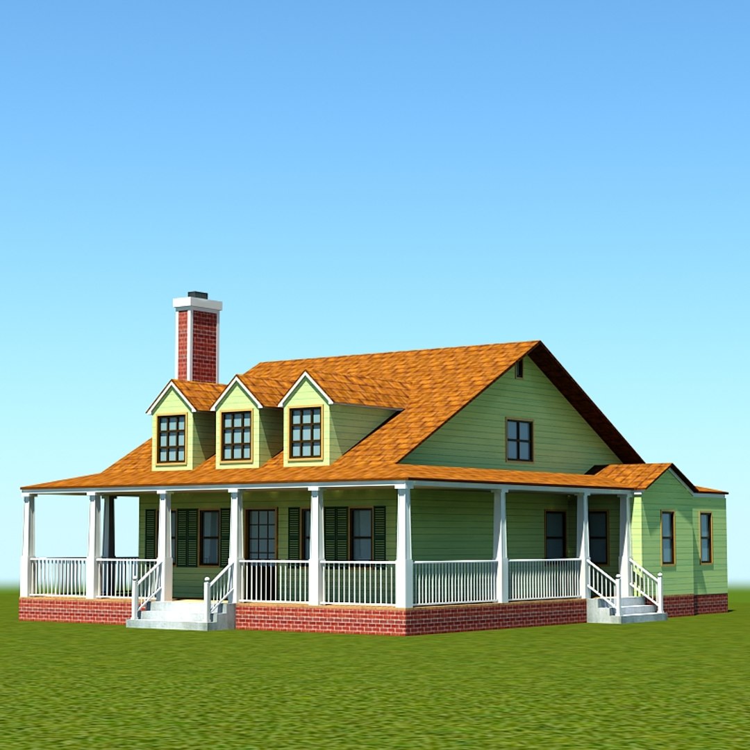 3d Farmhouse Building
