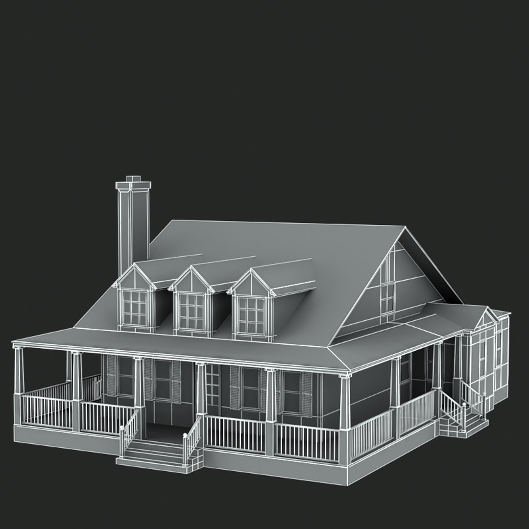 3d Farmhouse Building