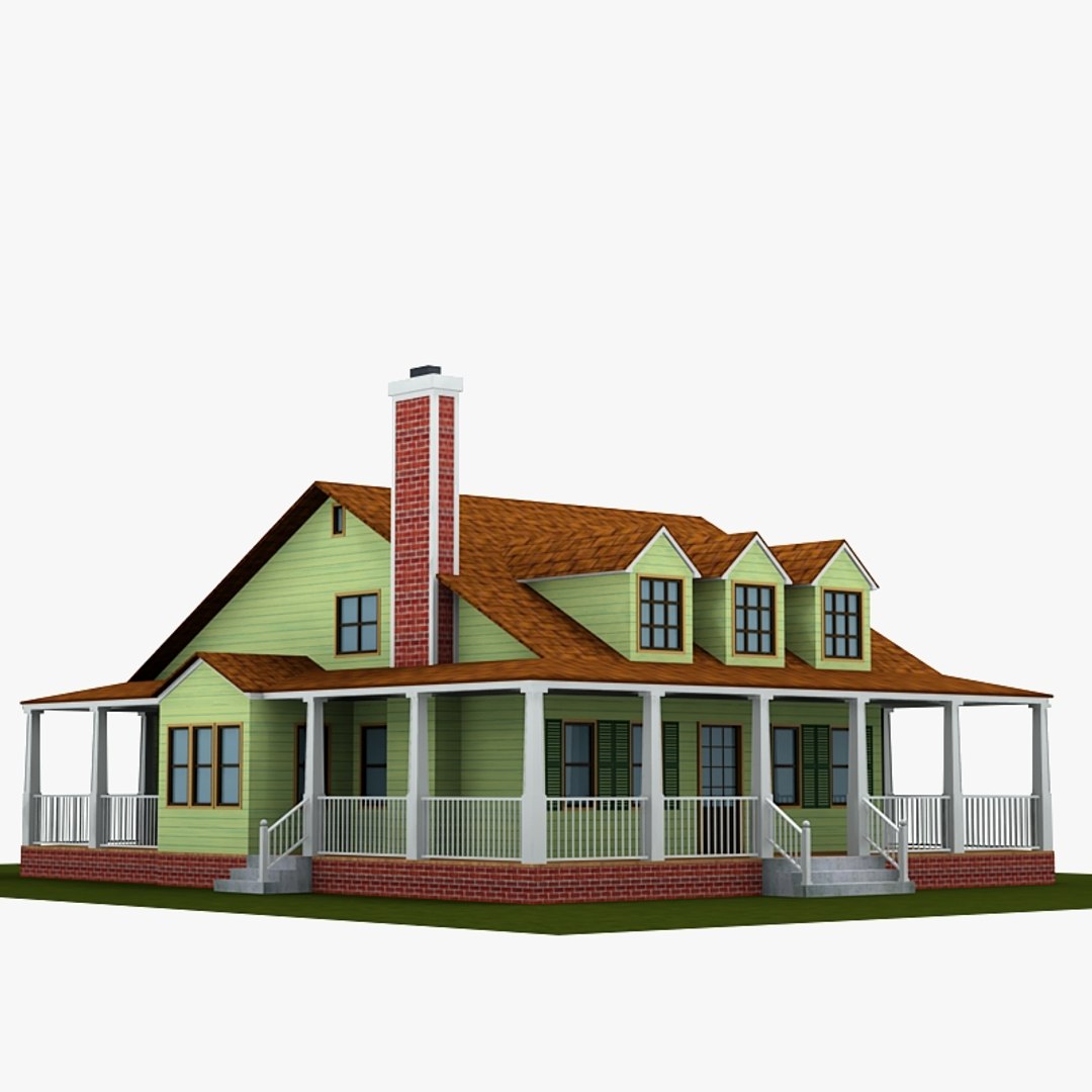 3d Farmhouse Building