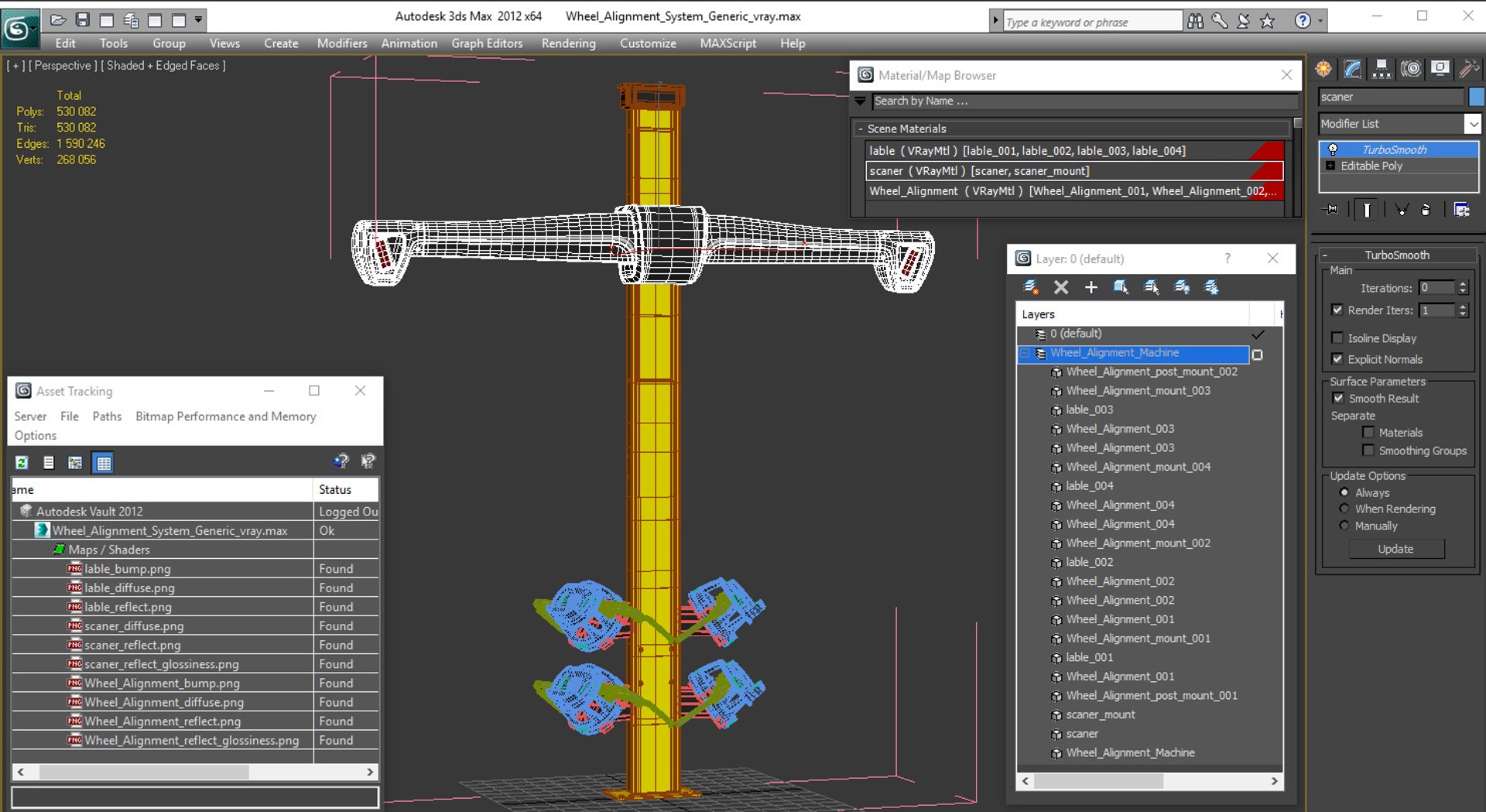 3D Wheel Alignment Generic Car Model - TurboSquid 1408300