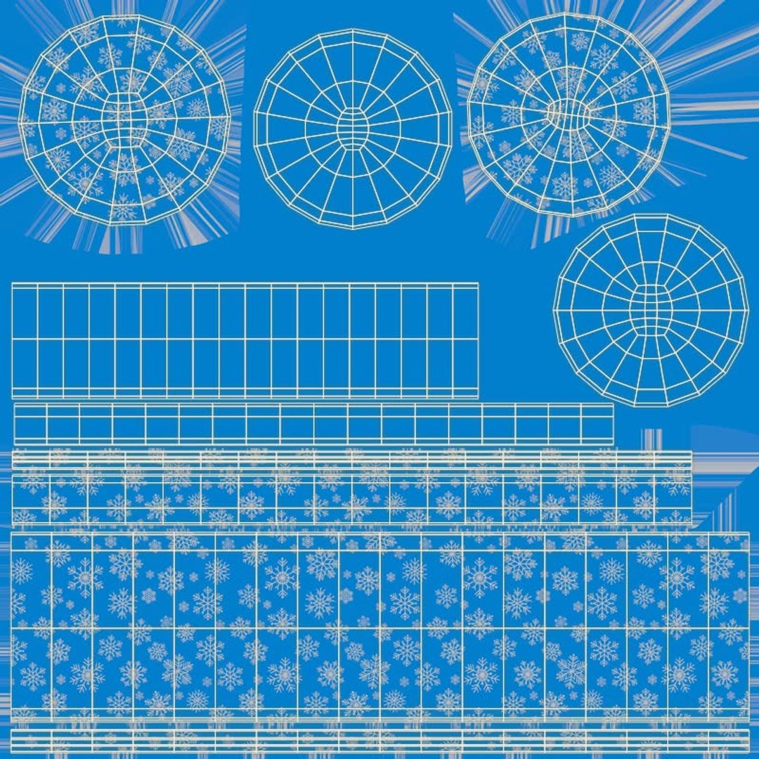 Gift Box Cylinder Open Blue 3D Model - TurboSquid 2518106