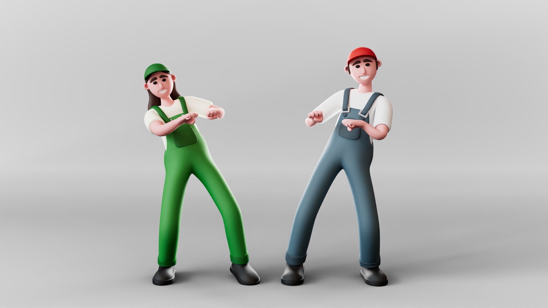 3D Workers - Rigged Characters 12 Animations - TurboSquid 2074540