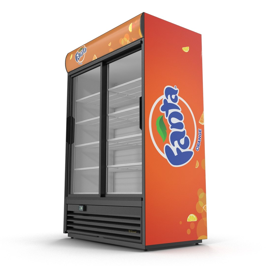 3d Fanta Double Door Display