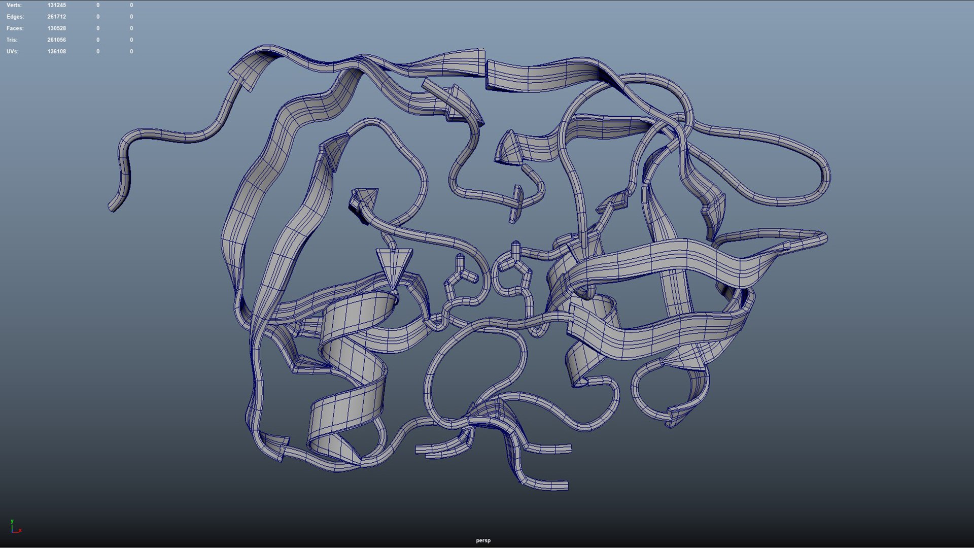 Protease Peptidase Enzyme Model - TurboSquid 2189596
