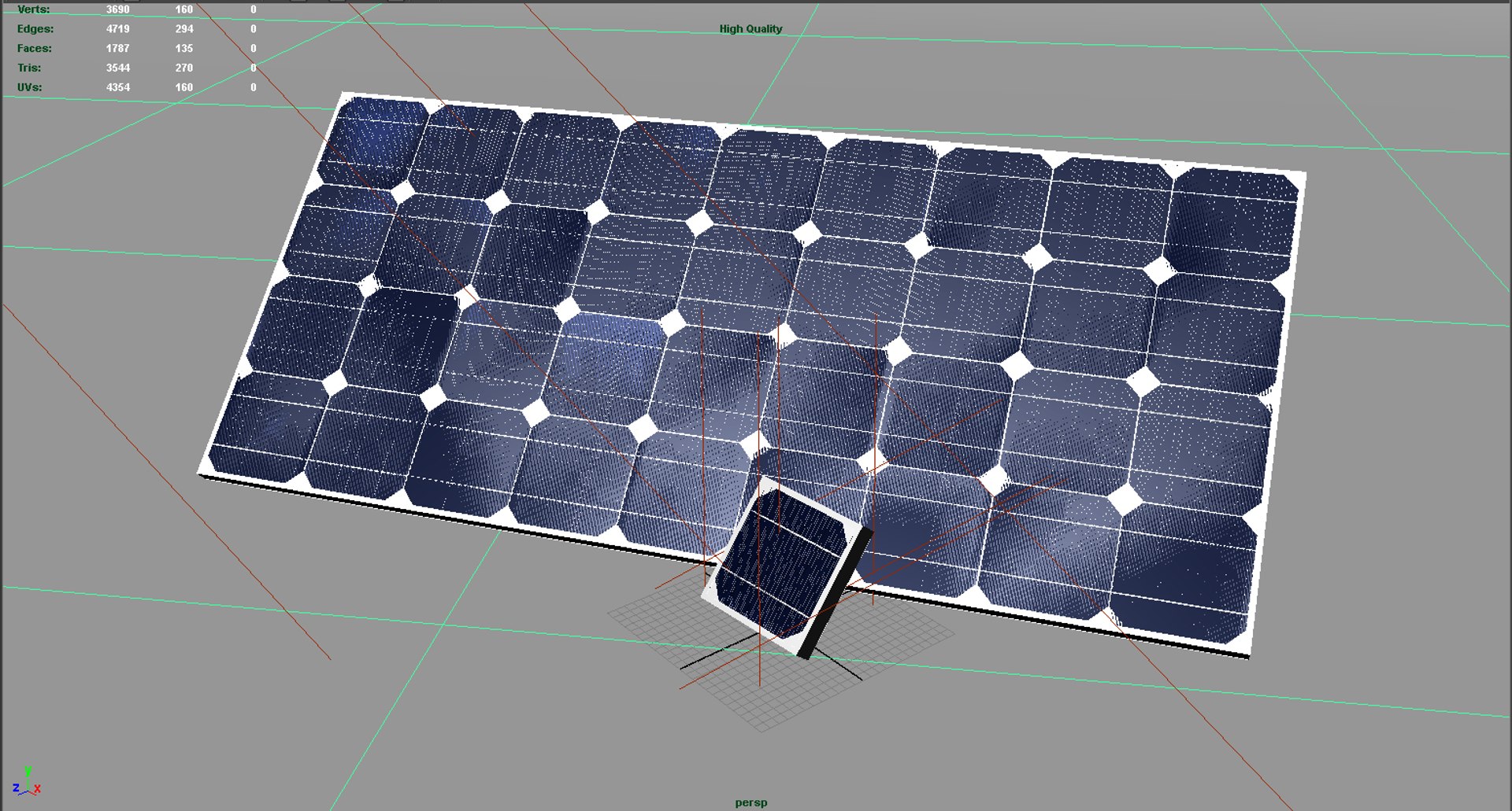 3d Solar Panel