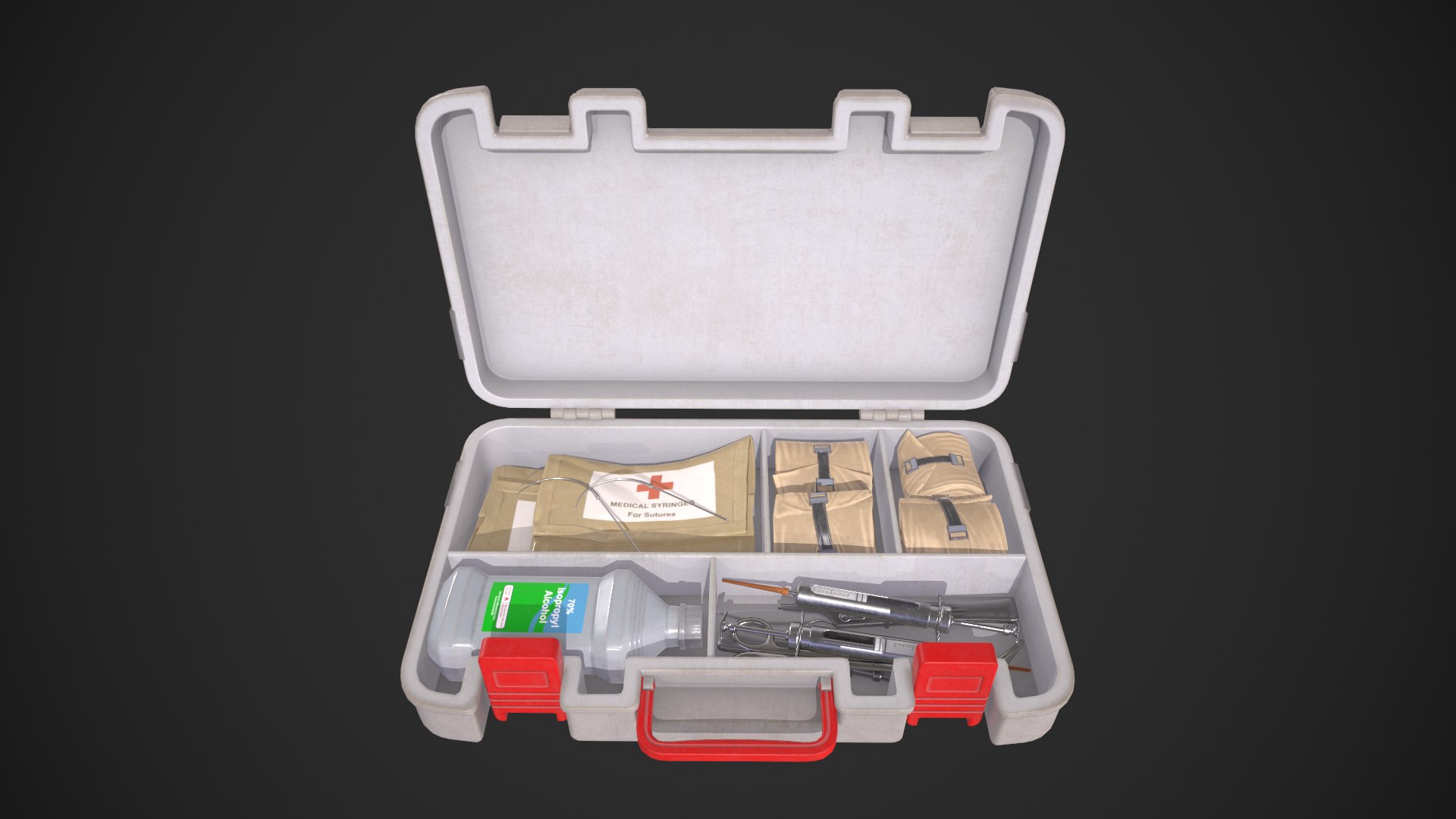 3D Medical First Aid Kit - TurboSquid 2101412