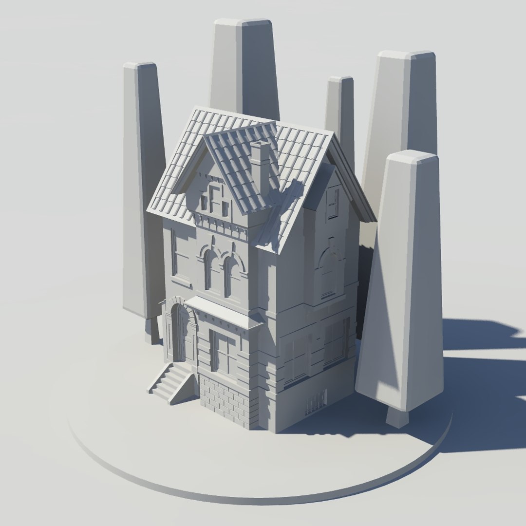 Building House 3D - TurboSquid 1582944