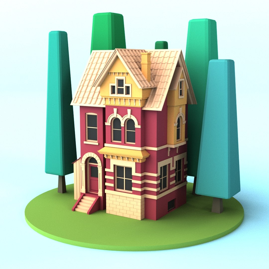 Building House 3D - TurboSquid 1582944