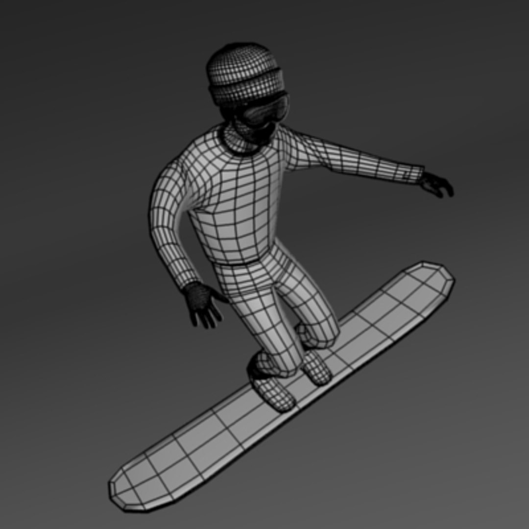 Snow Board Snowboard 3d Model