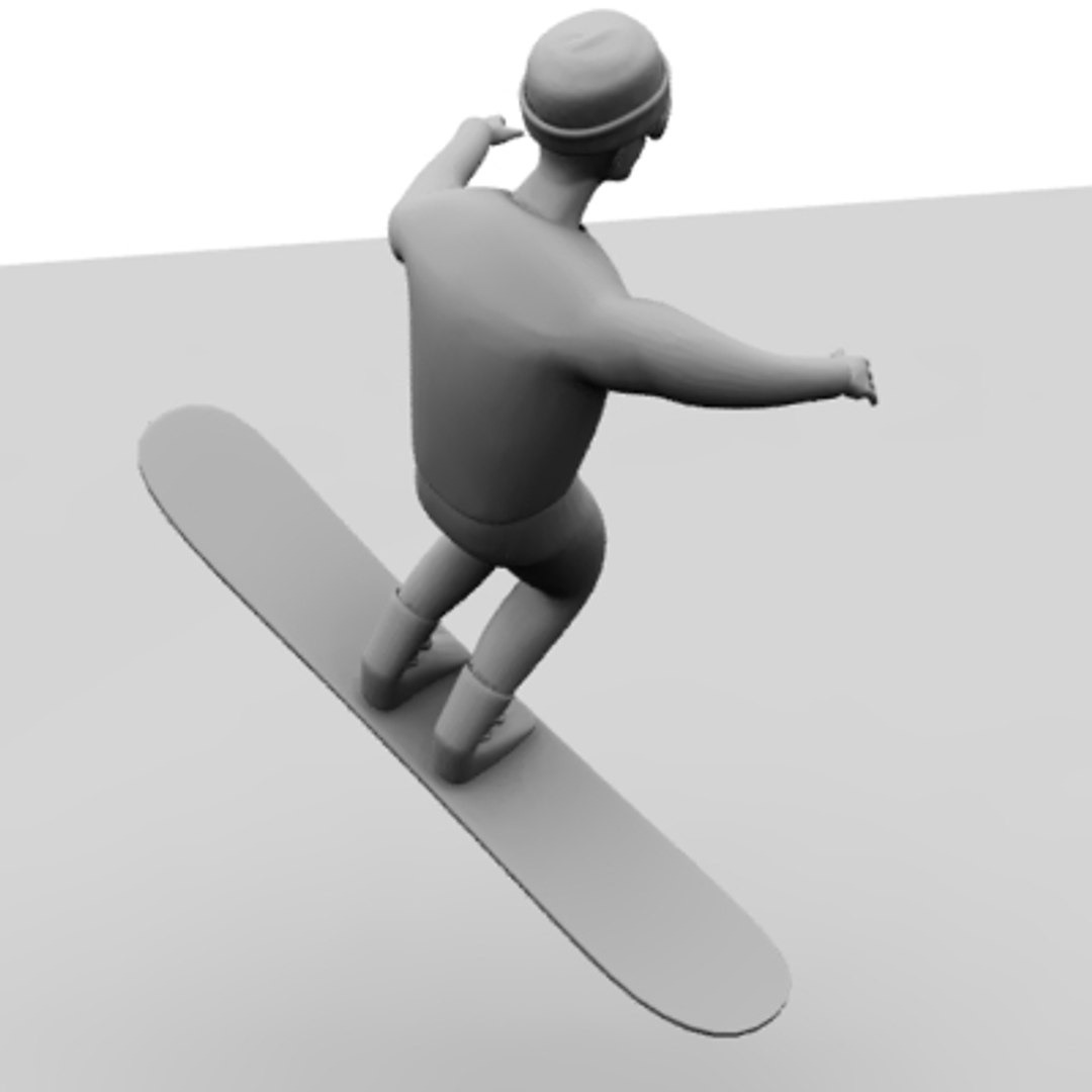 Snow Board Snowboard 3d Model
