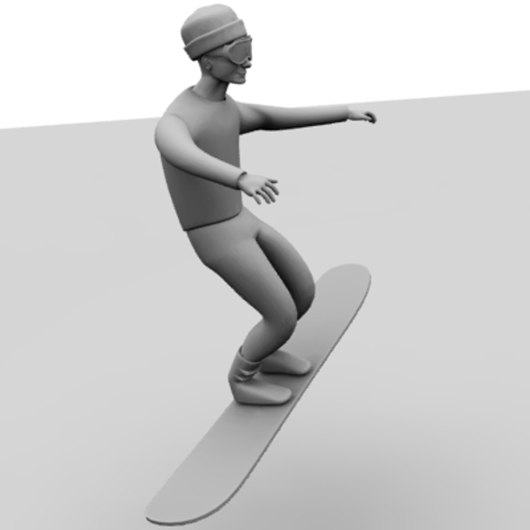 Snow Board Snowboard 3d Model
