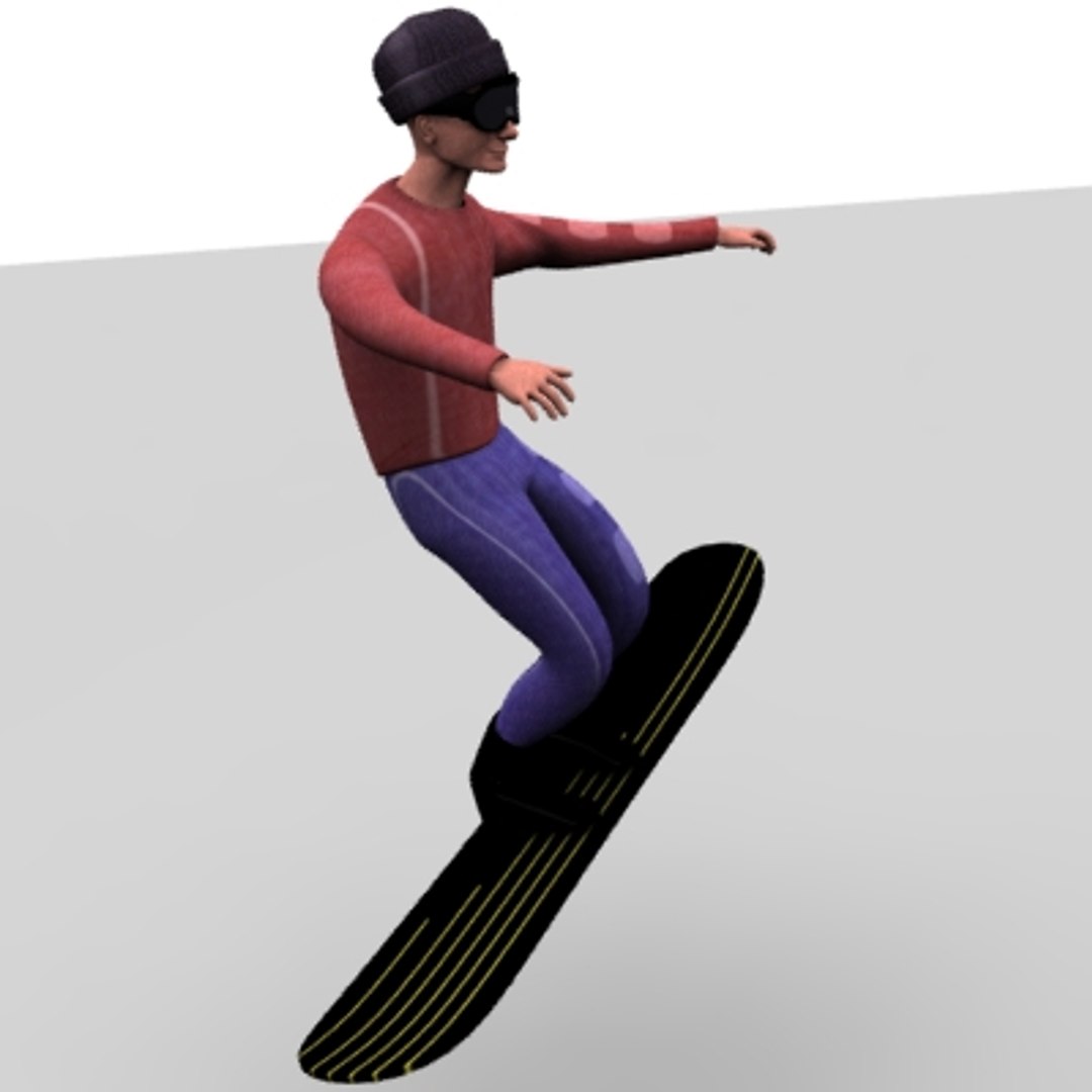 Snow Board Snowboard 3d Model