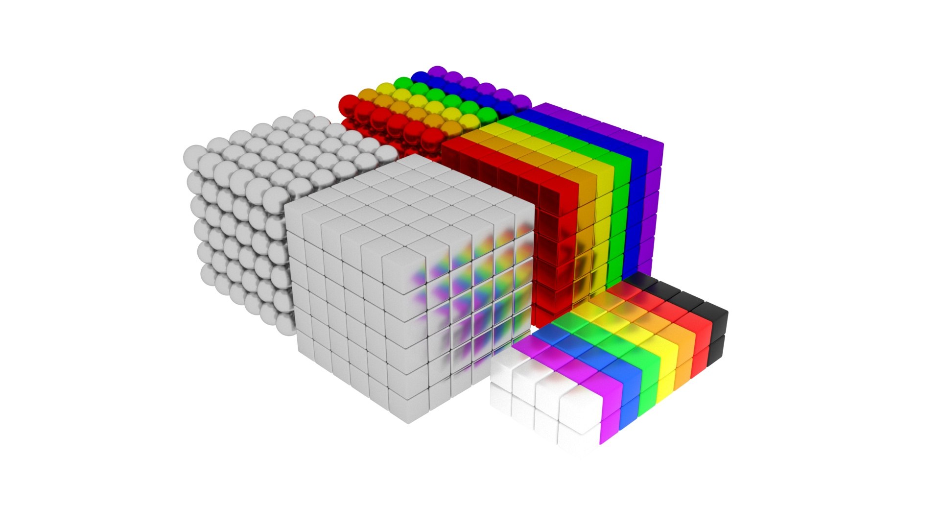 3D Model Magnetic Balls And Cubes - TurboSquid 1826500