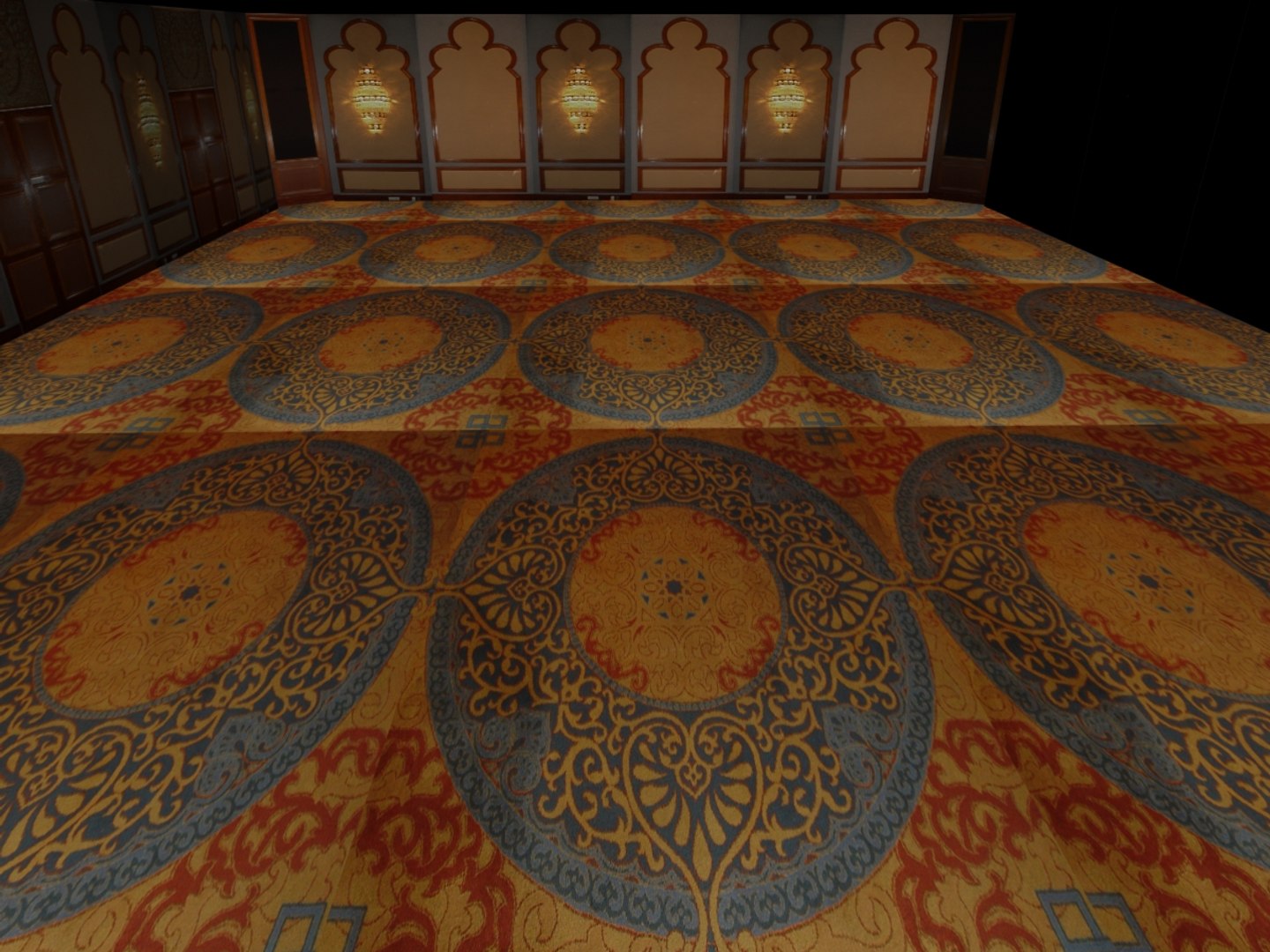 3d ball room model 3d ball room model
