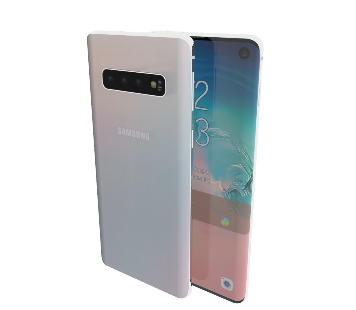 Samsung Galaxy S10 3D Model - TurboSquid 1394405