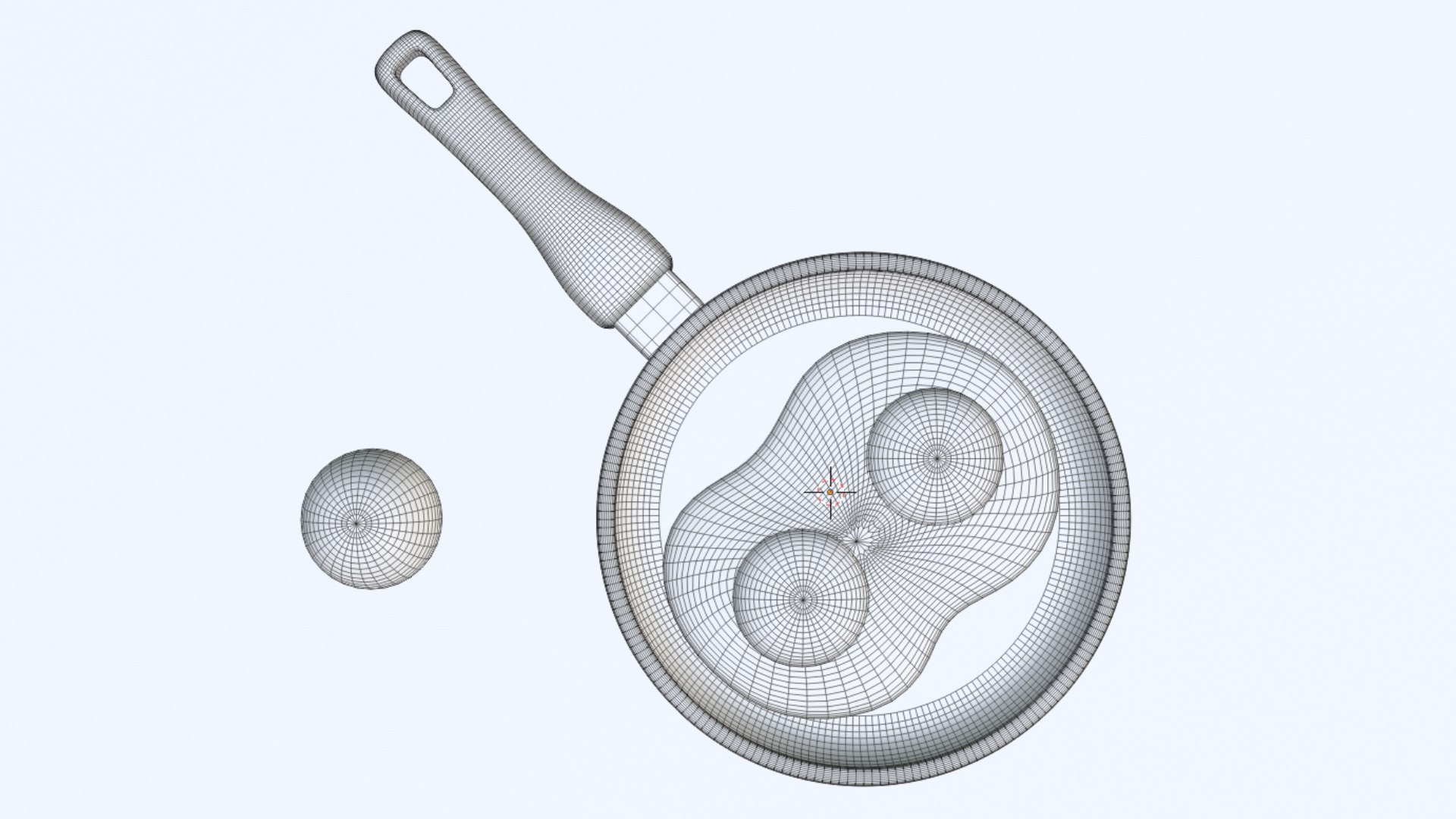 Emoji Egg And Frying Egg 001 3D Model - TurboSquid 2258559