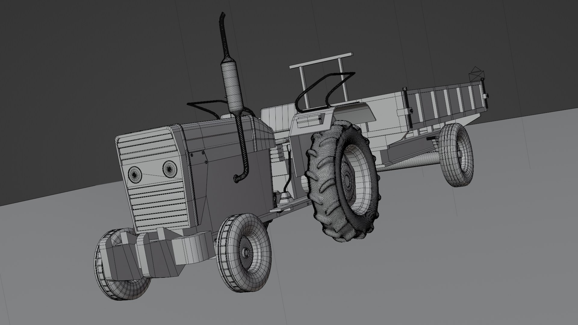 3D Tafe Tractor Model - TurboSquid 2032418