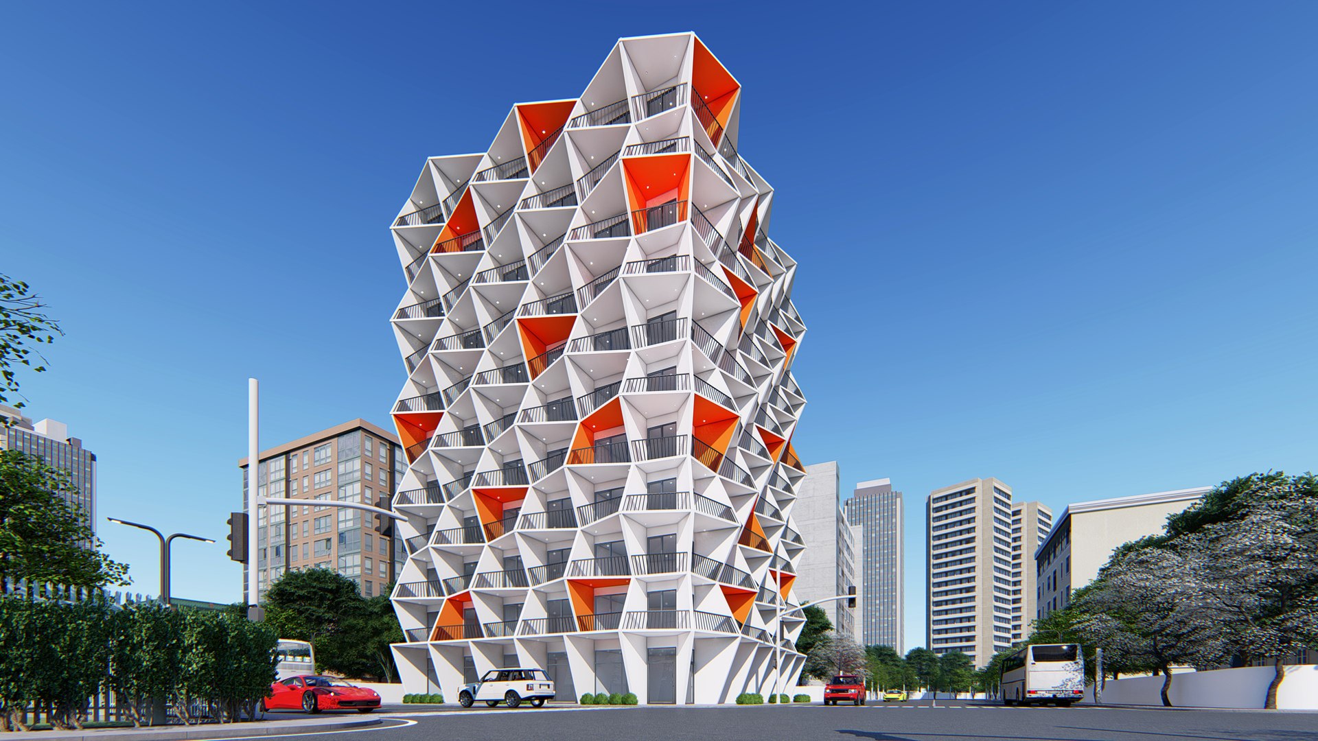 Facade Exterior Building 3D Model - TurboSquid 1663788