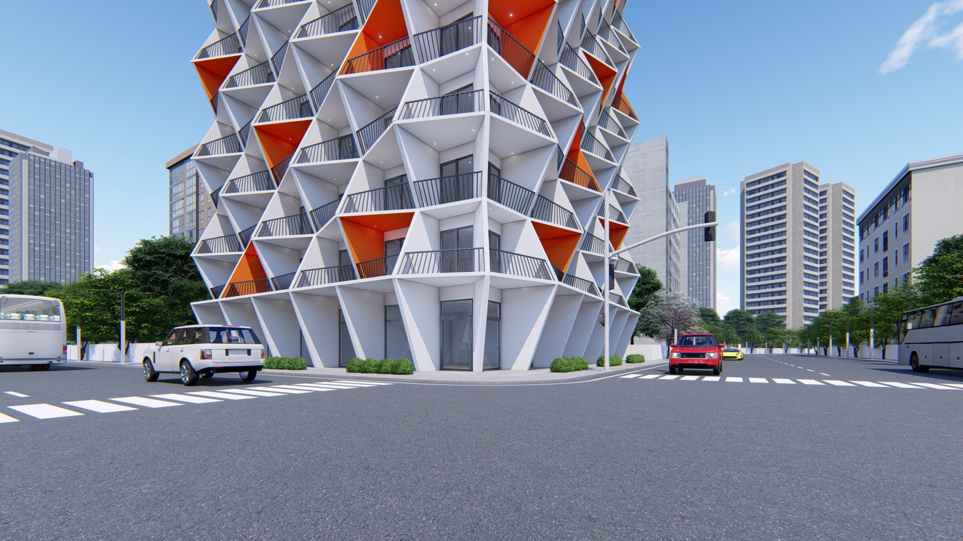 Facade Exterior Building 3D Model - TurboSquid 1663788
