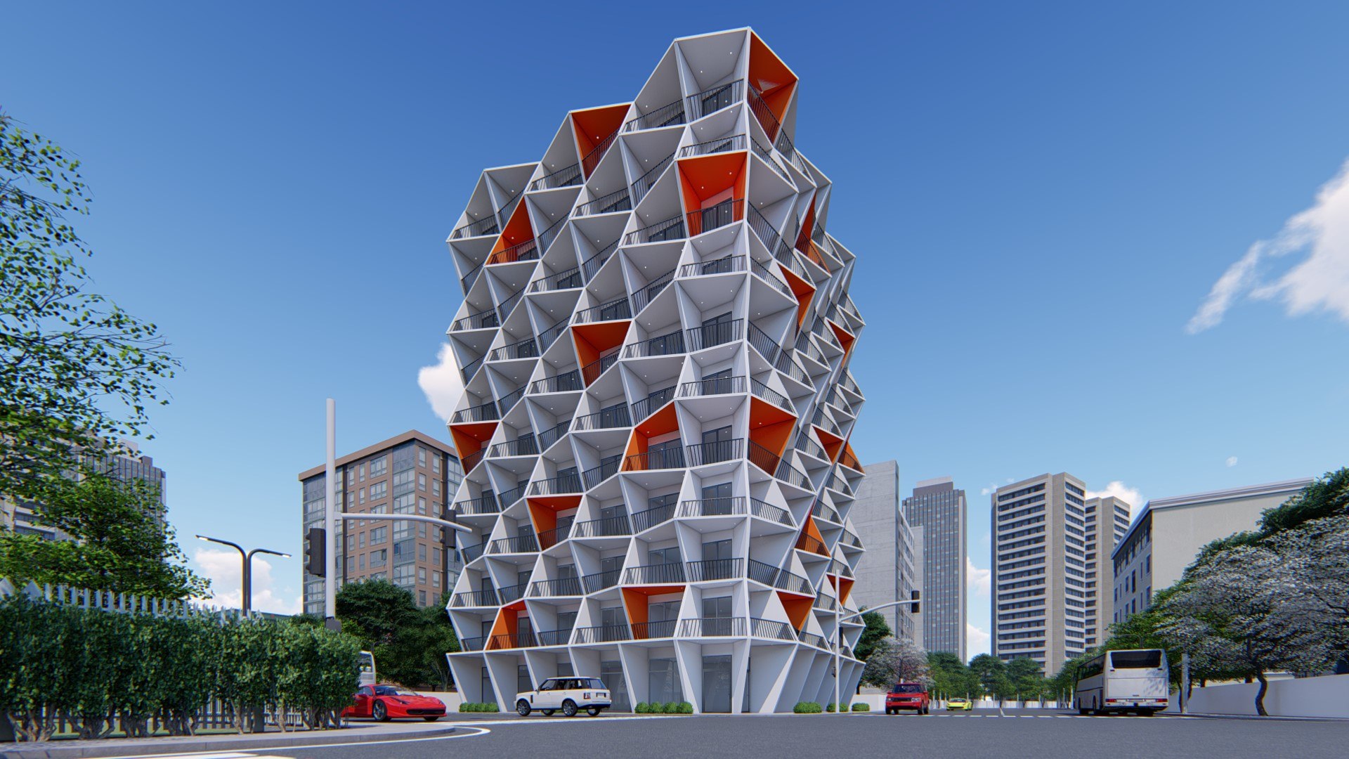 Facade Exterior Building 3D Model - TurboSquid 1663788