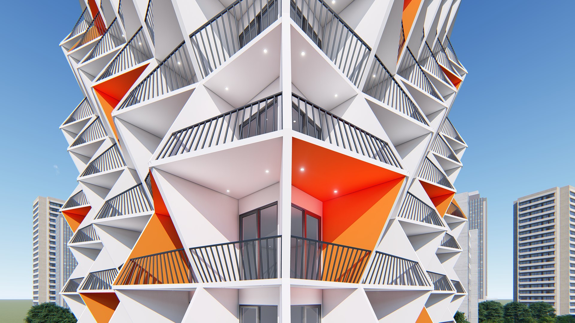 Facade Exterior Building 3D Model - TurboSquid 1663788