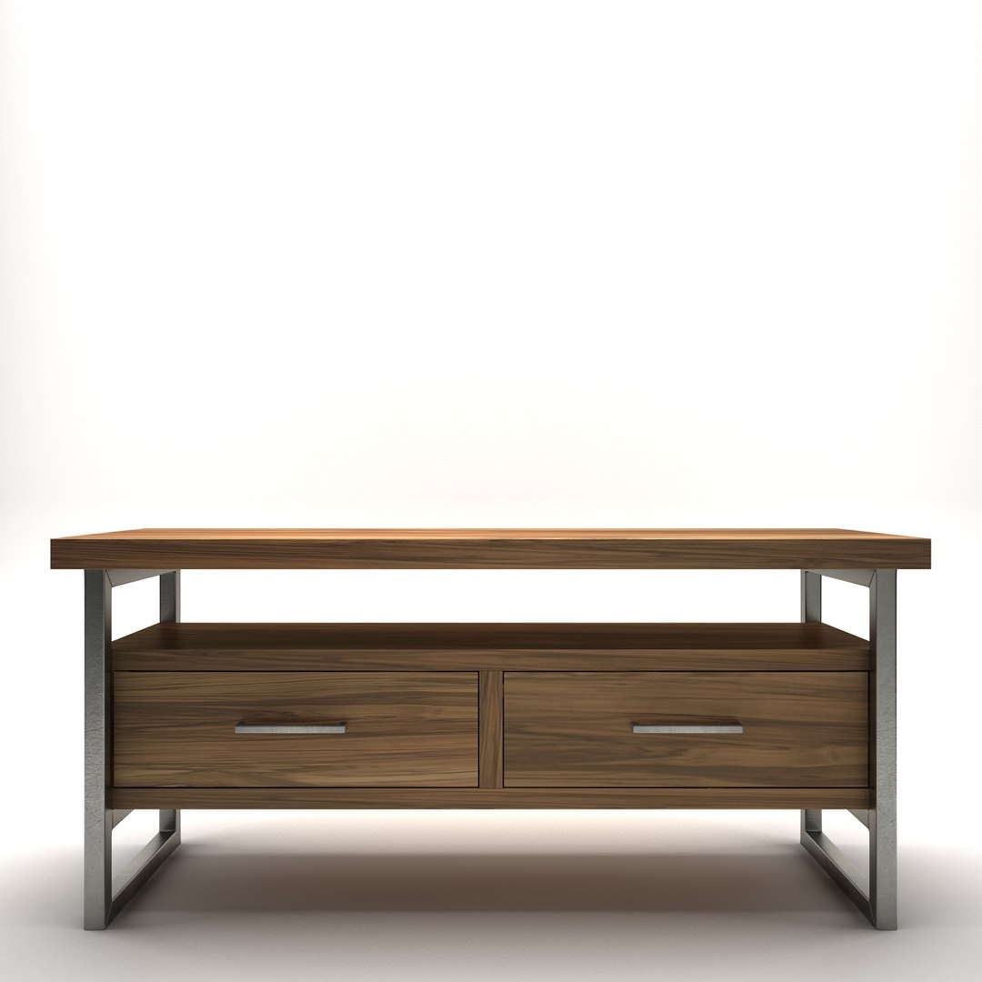 Realistic tv table model - TurboSquid 1334478
