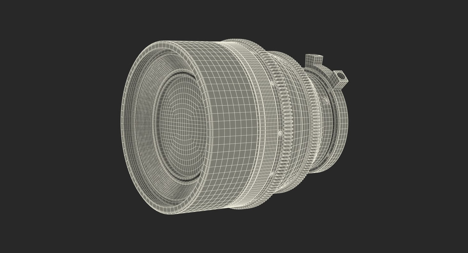 3D camera lenses lens - TurboSquid 1300758