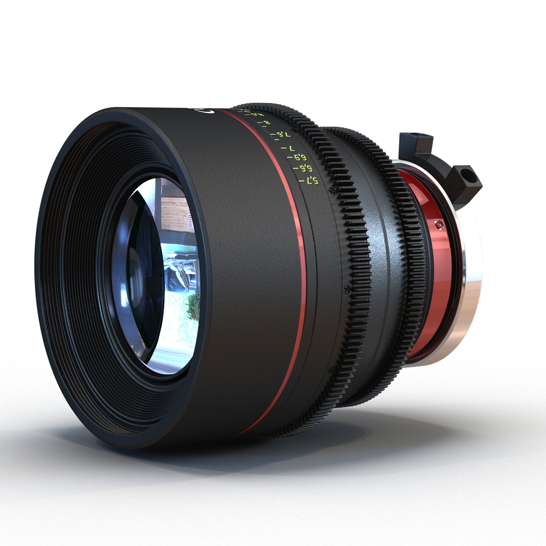 3D camera lenses lens - TurboSquid 1300758