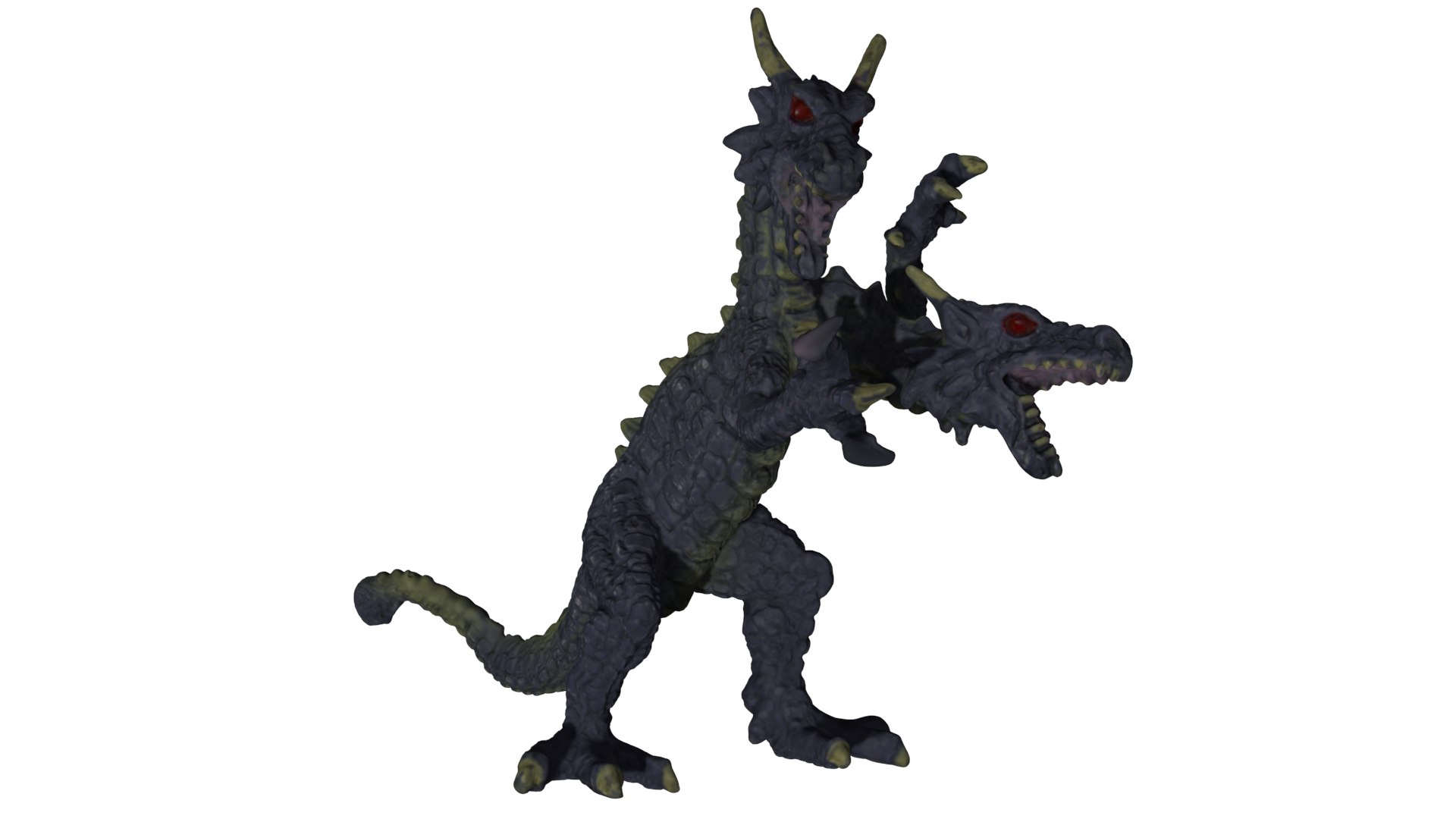 3D Two Headed Dragon Toy - TurboSquid 1892436