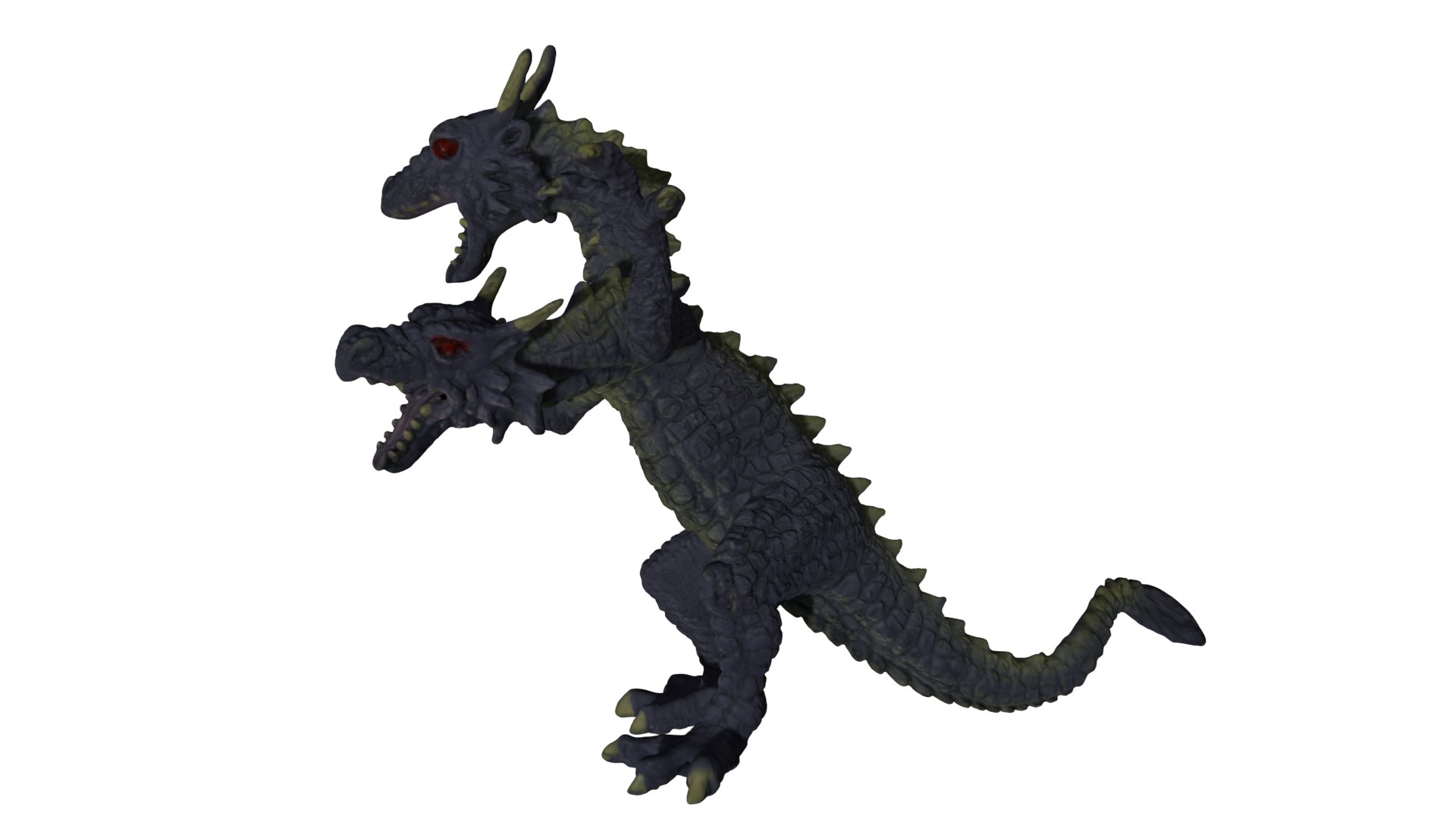 3D Two Headed Dragon Toy - TurboSquid 1892436