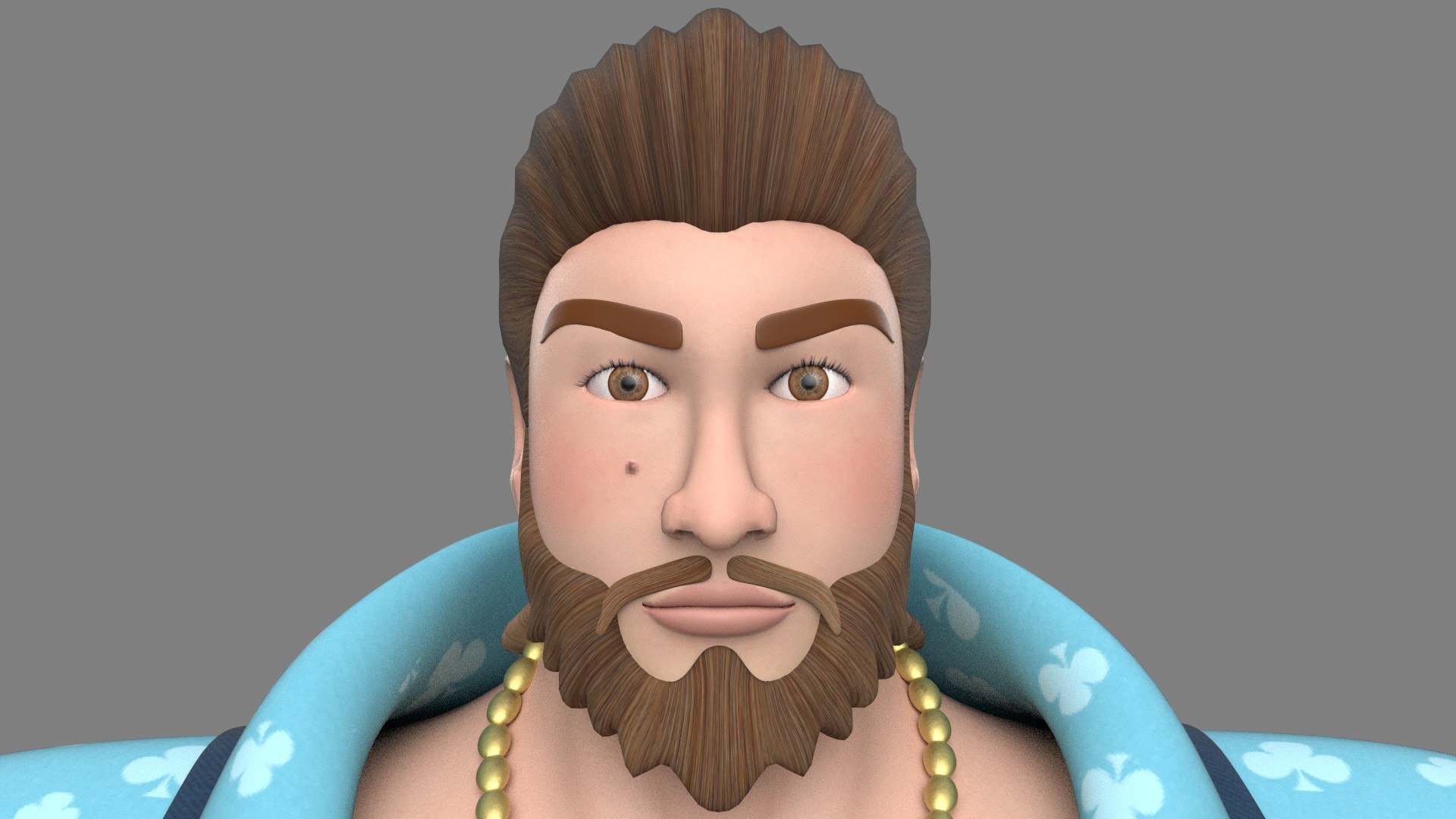 3D 3D Cartoon Character Gangster FRANK Model - TurboSquid 2246423
