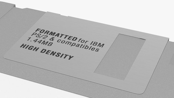 High Density Floppy Disk 3D - TurboSquid 1772148