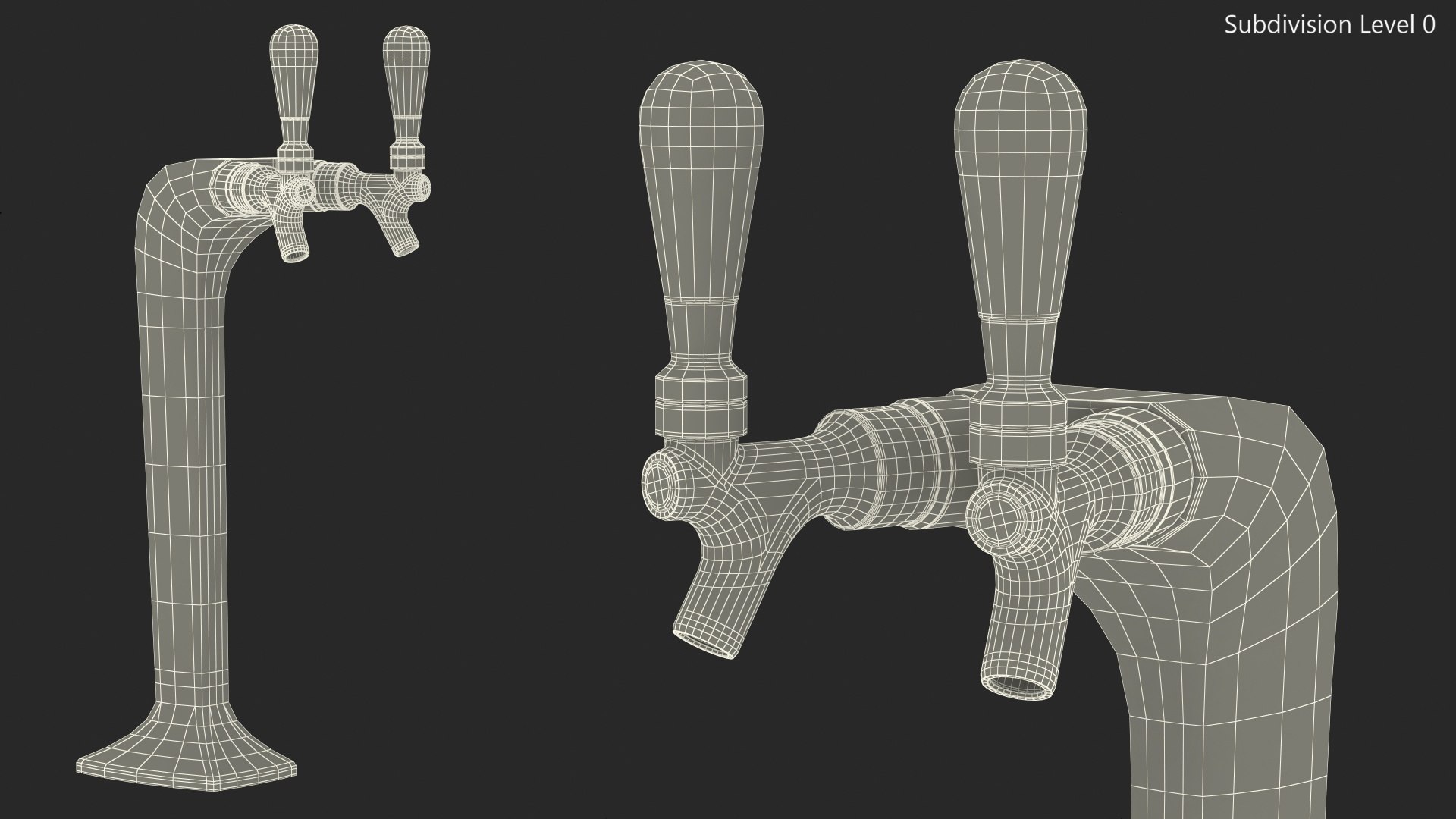 Double Tap Draft Beer 3D Model - TurboSquid 1624465