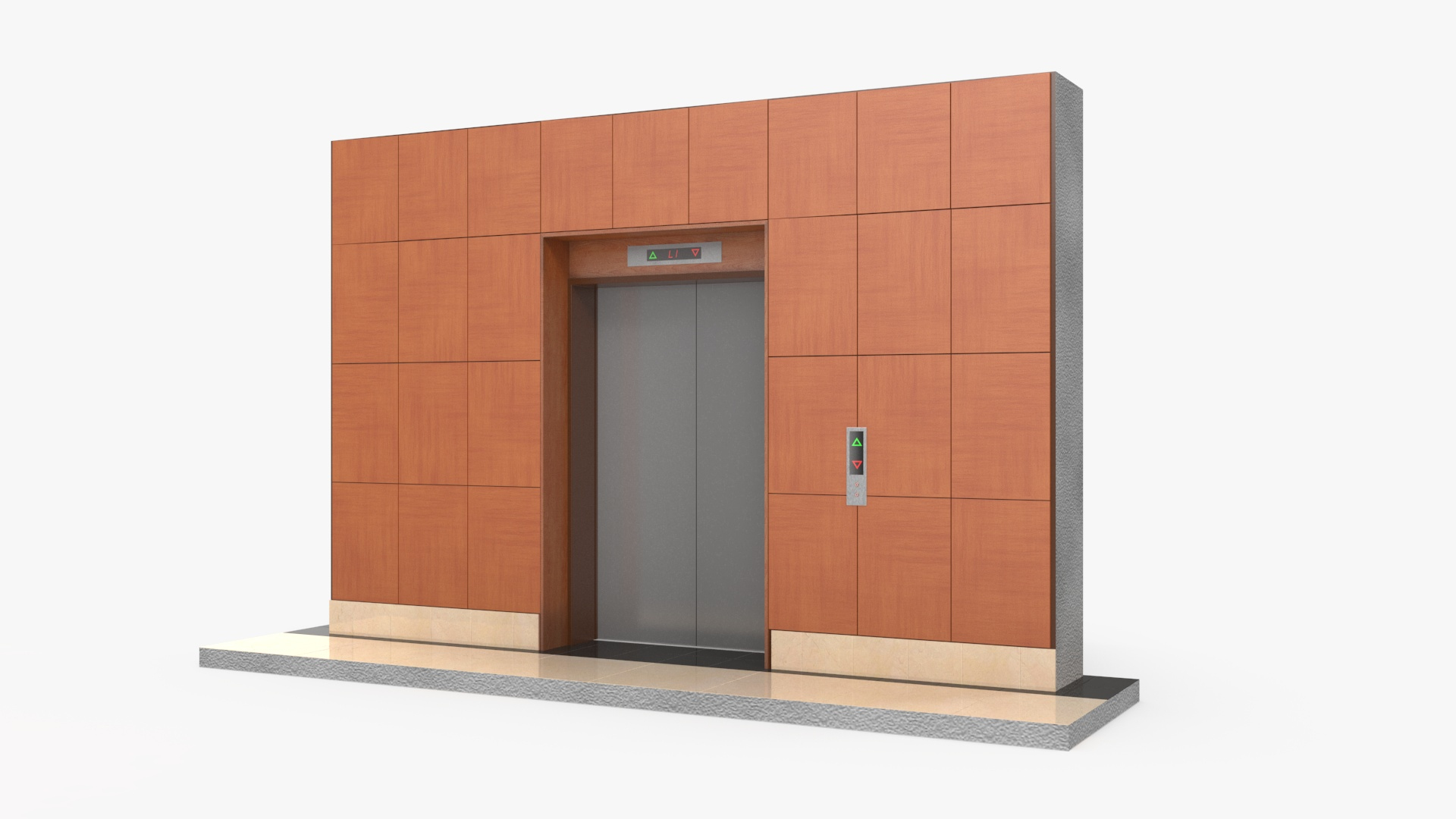 3D Modern Elevator With Interior Model - TurboSquid 2246842