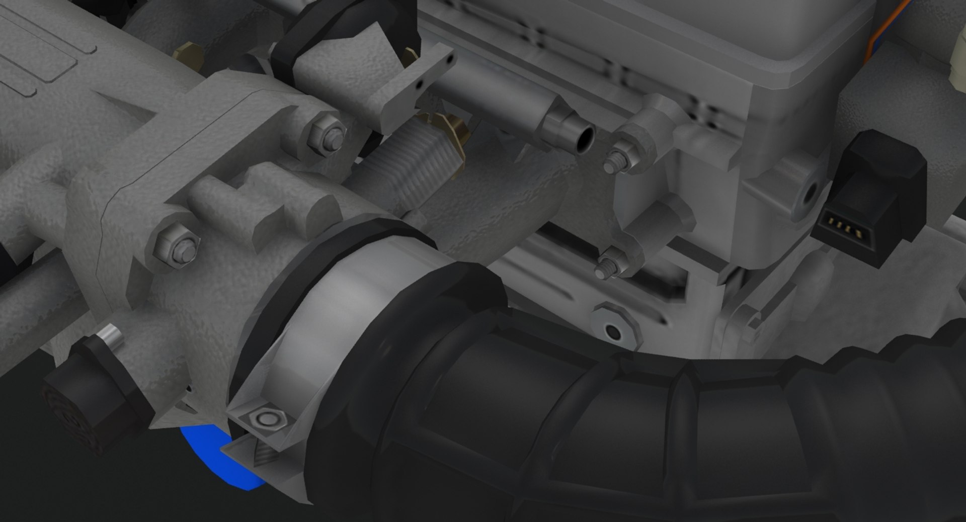 3D parts honda d16y7 1 model - TurboSquid 1442863