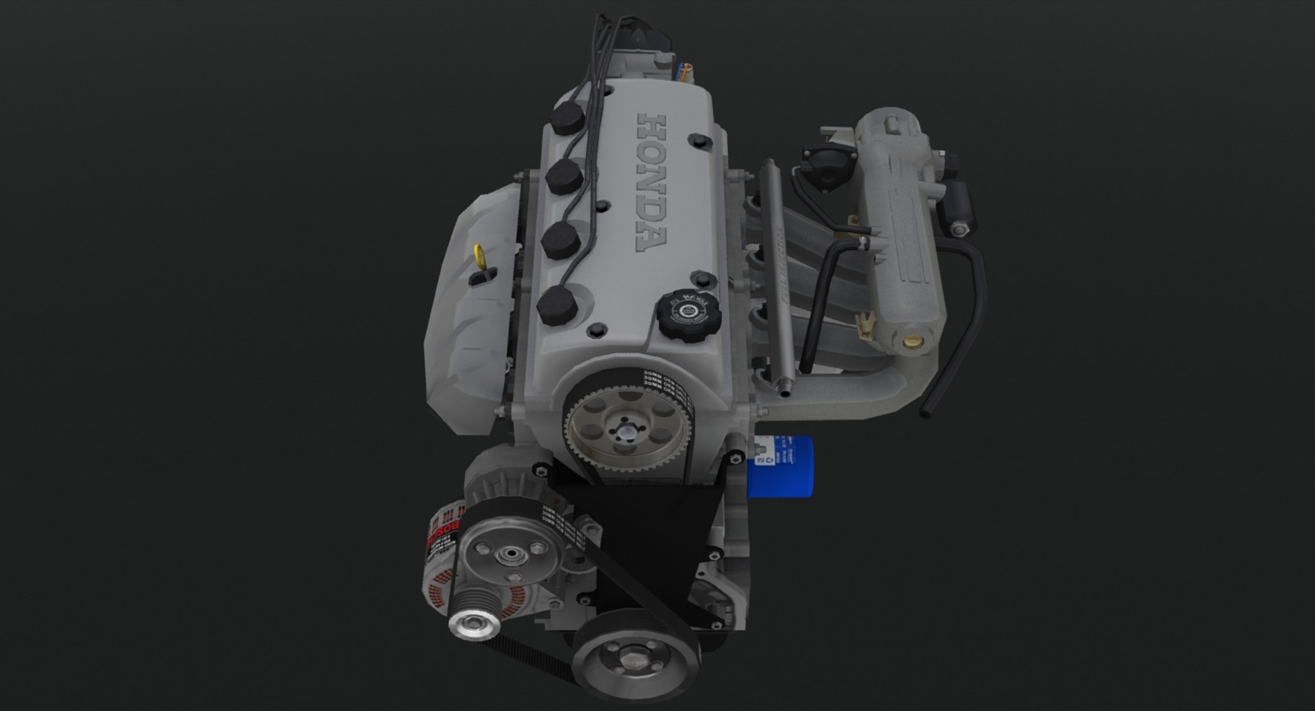 3D parts honda d16y7 1 model - TurboSquid 1442863