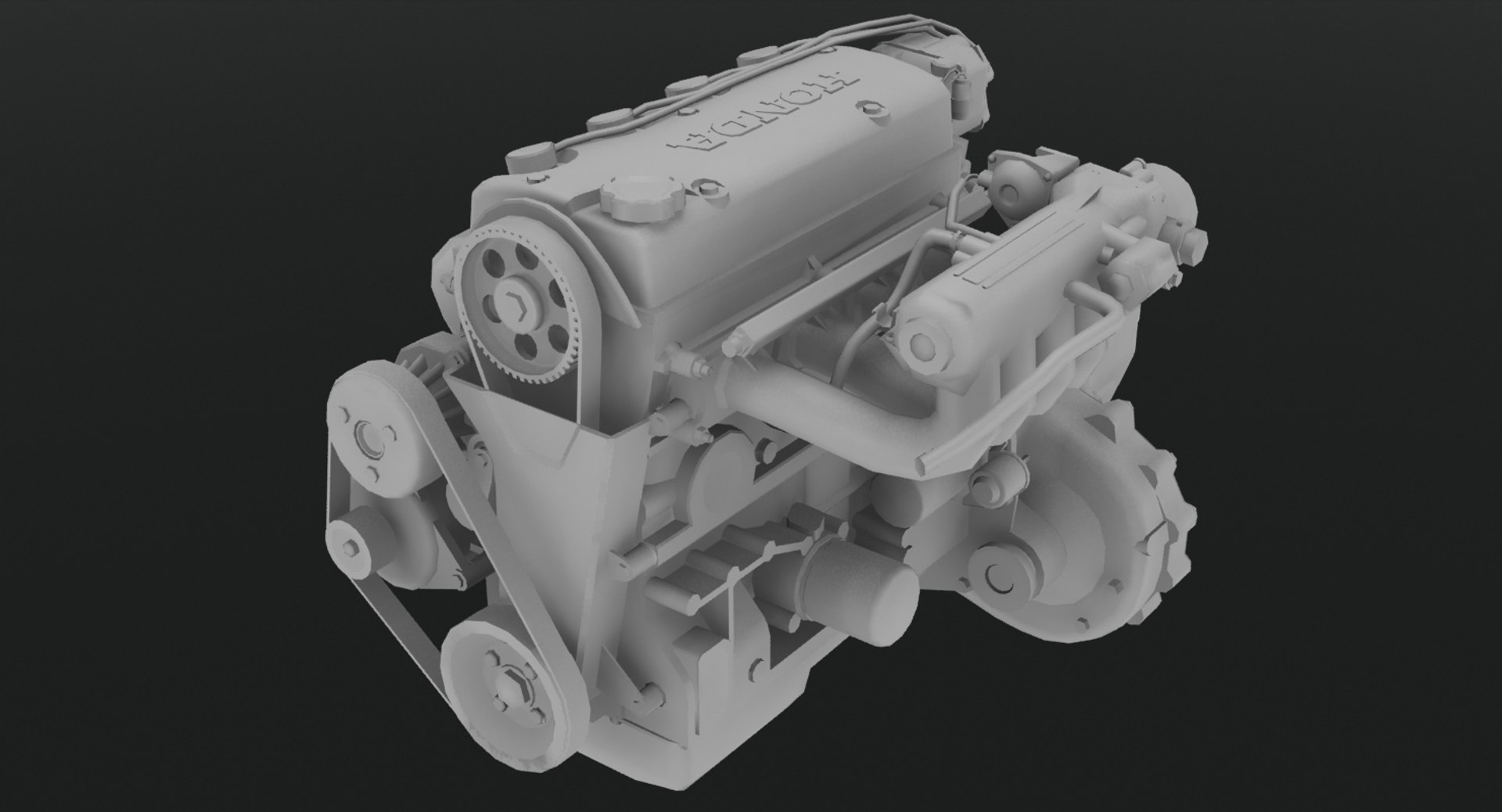 3D Parts Honda D16y7 1 Model - TurboSquid 1442863