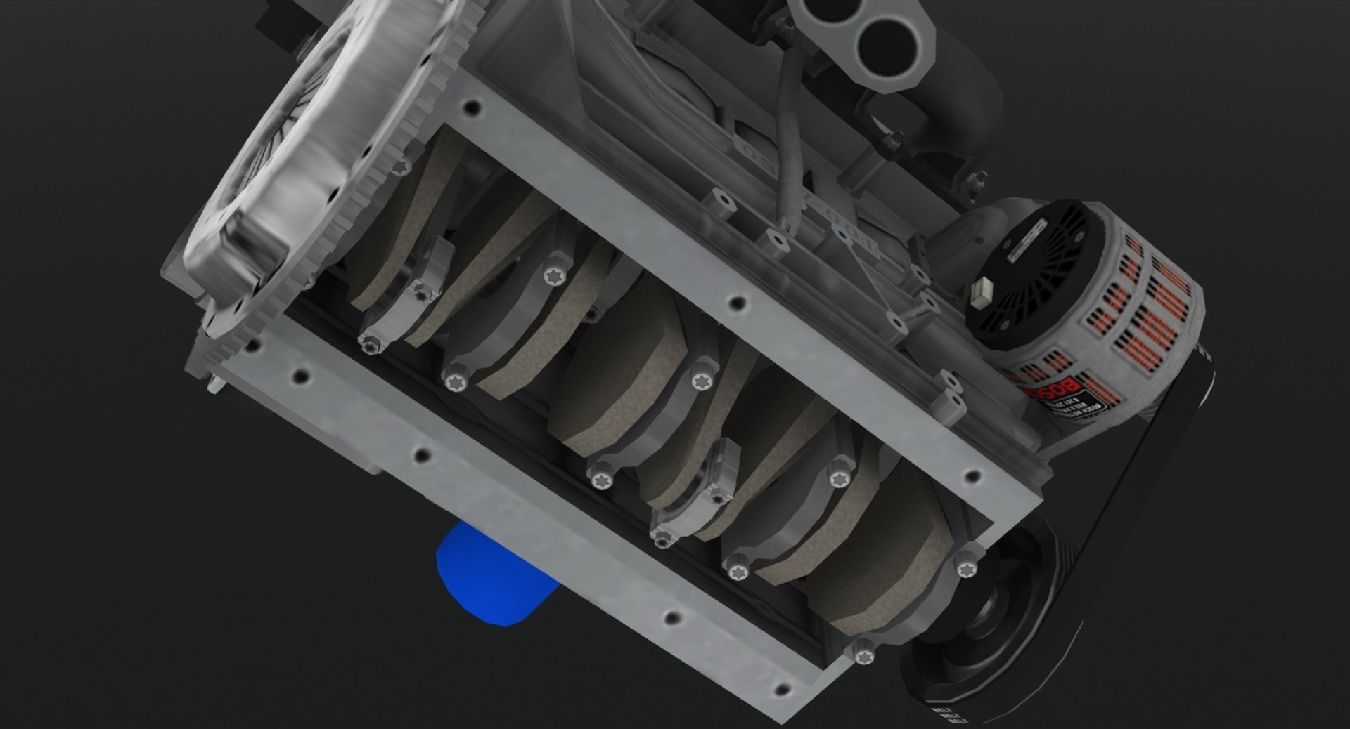 3D parts honda d16y7 1 model - TurboSquid 1442863