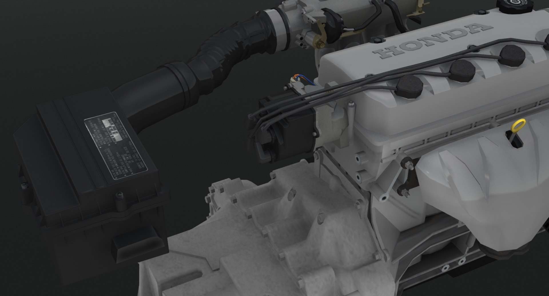 3D parts honda d16y7 1 model - TurboSquid 1442863