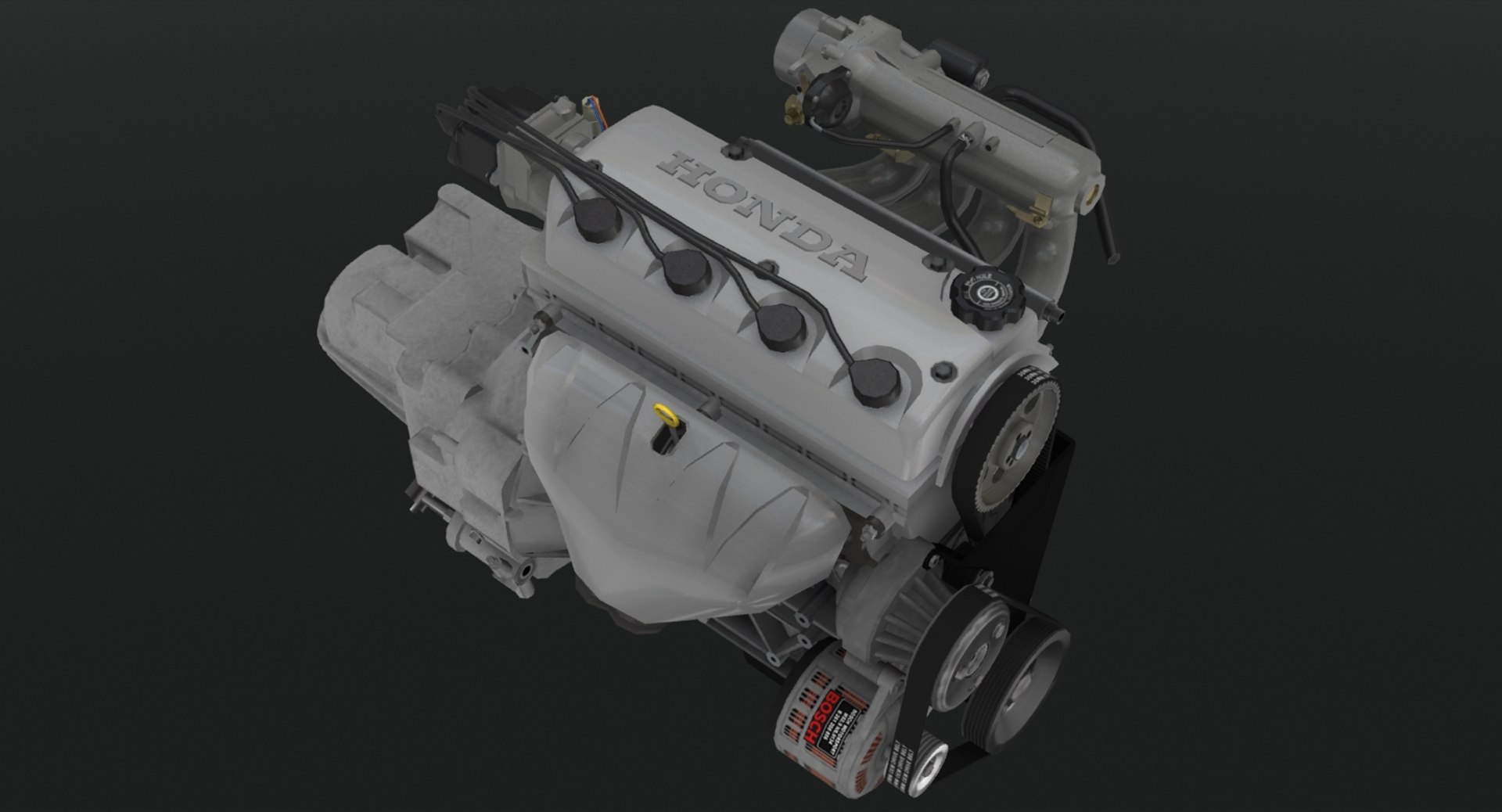 3D parts honda d16y7 1 model - TurboSquid 1442863