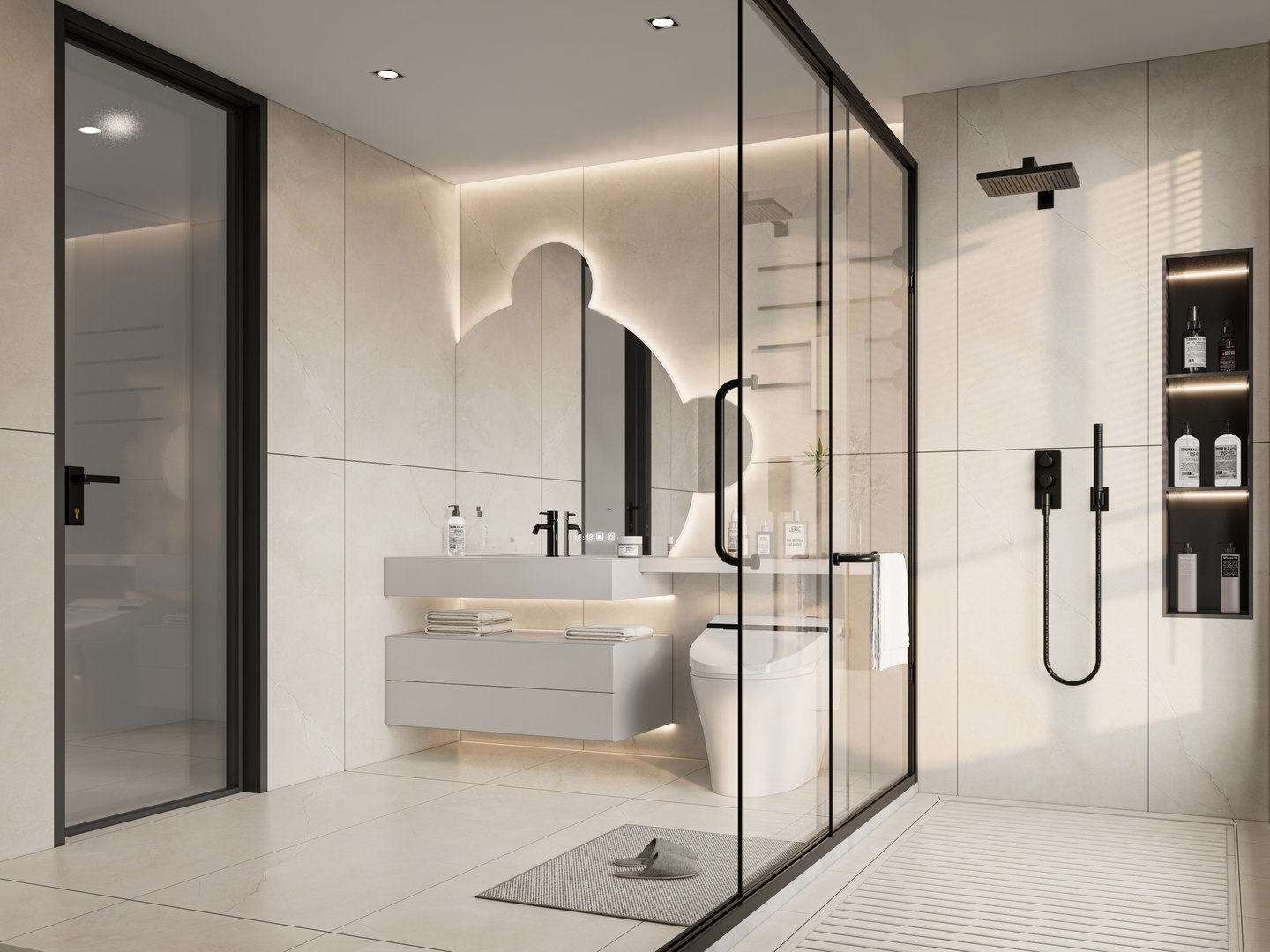 3D Modern bathroom full scene - TurboSquid 2118613