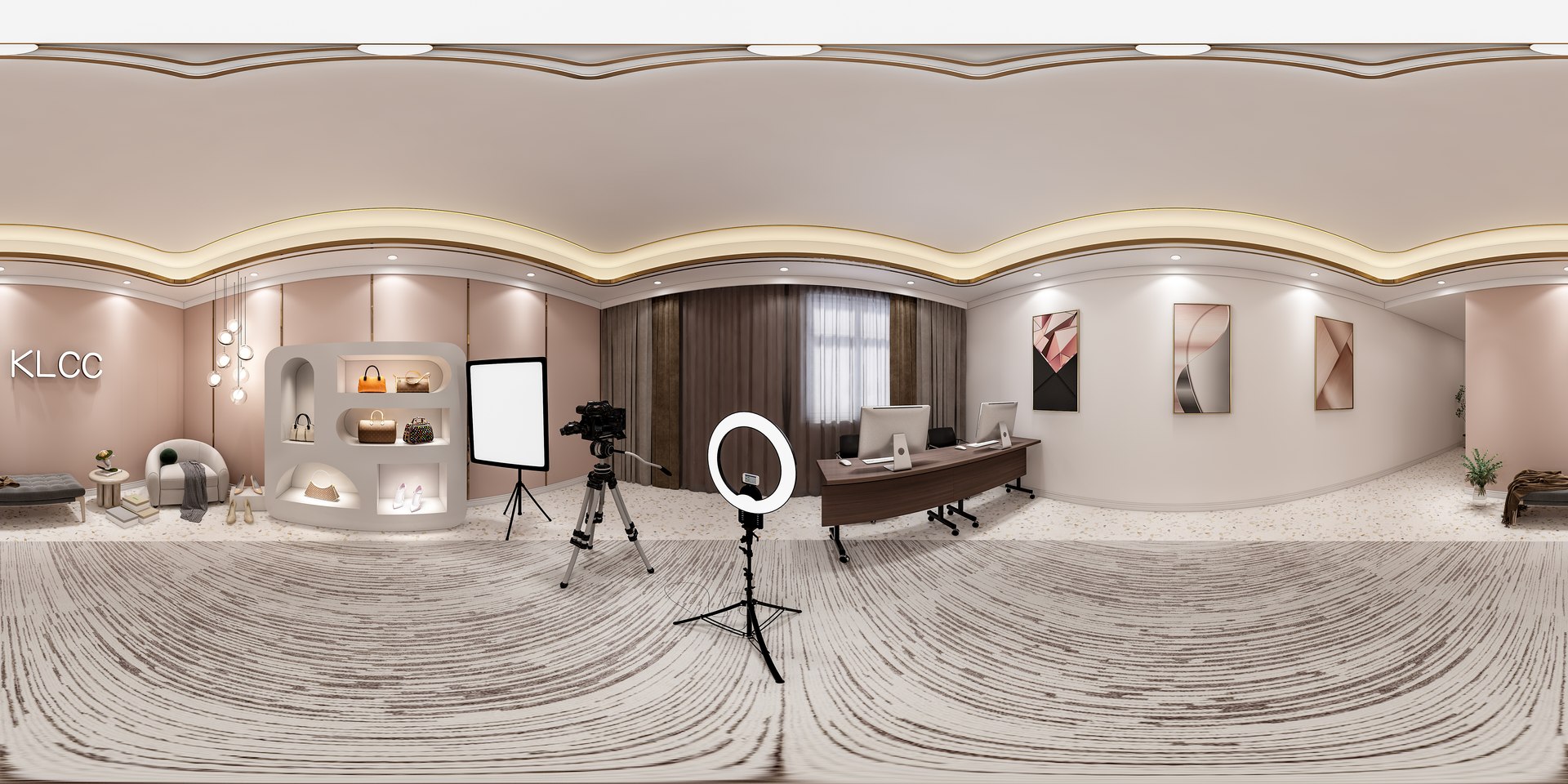 Modern live streaming room model 3D model - TurboSquid 2058040