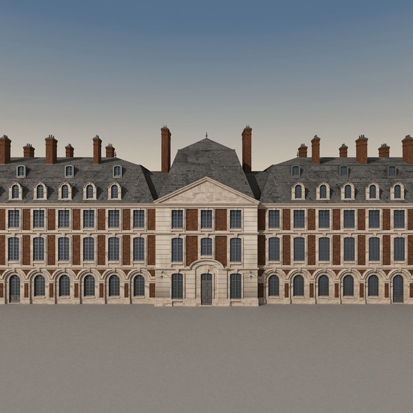 3d model european building europe