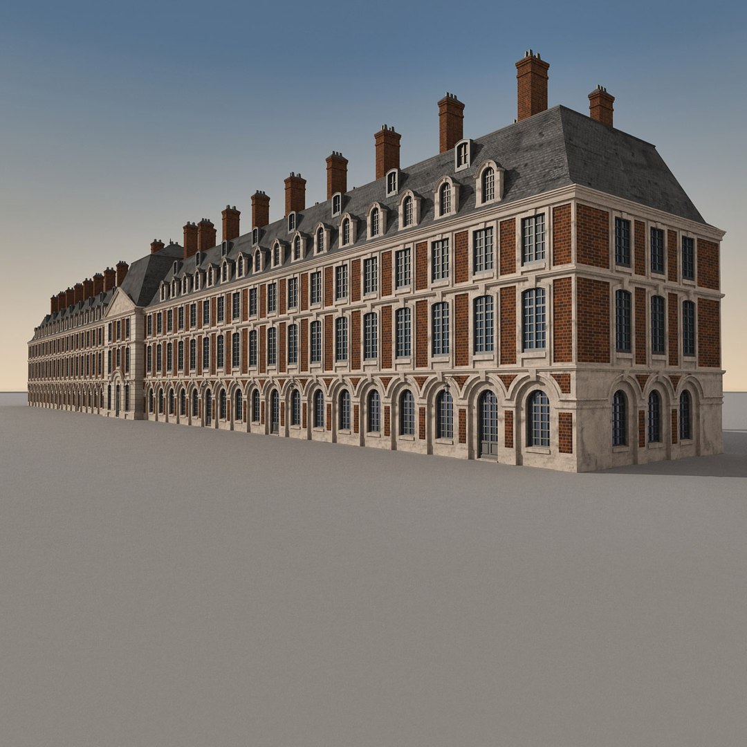 3d Model European Building Europe